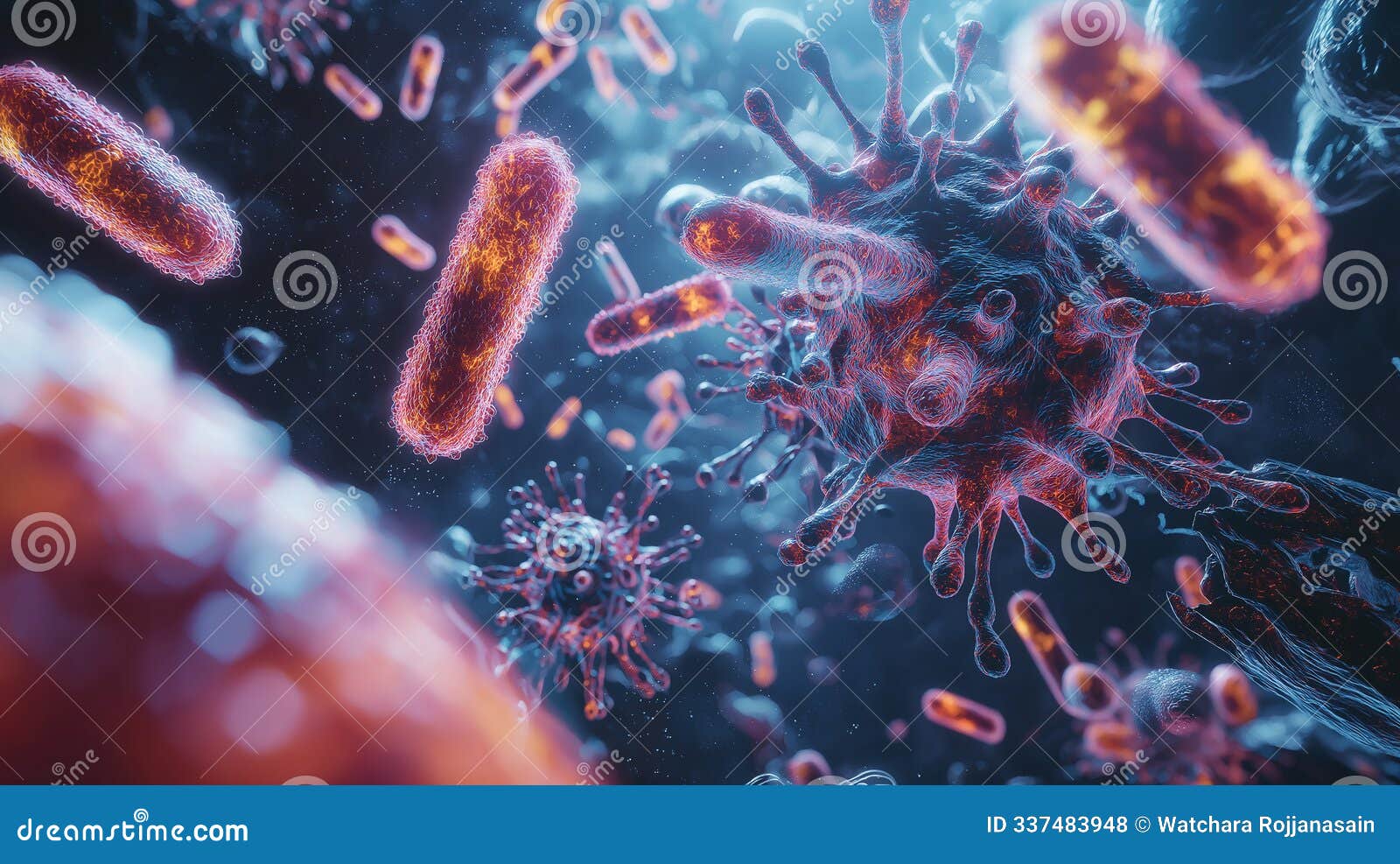 A Microscopic Battle Of Charged Particles With Each Collision Releasing ...