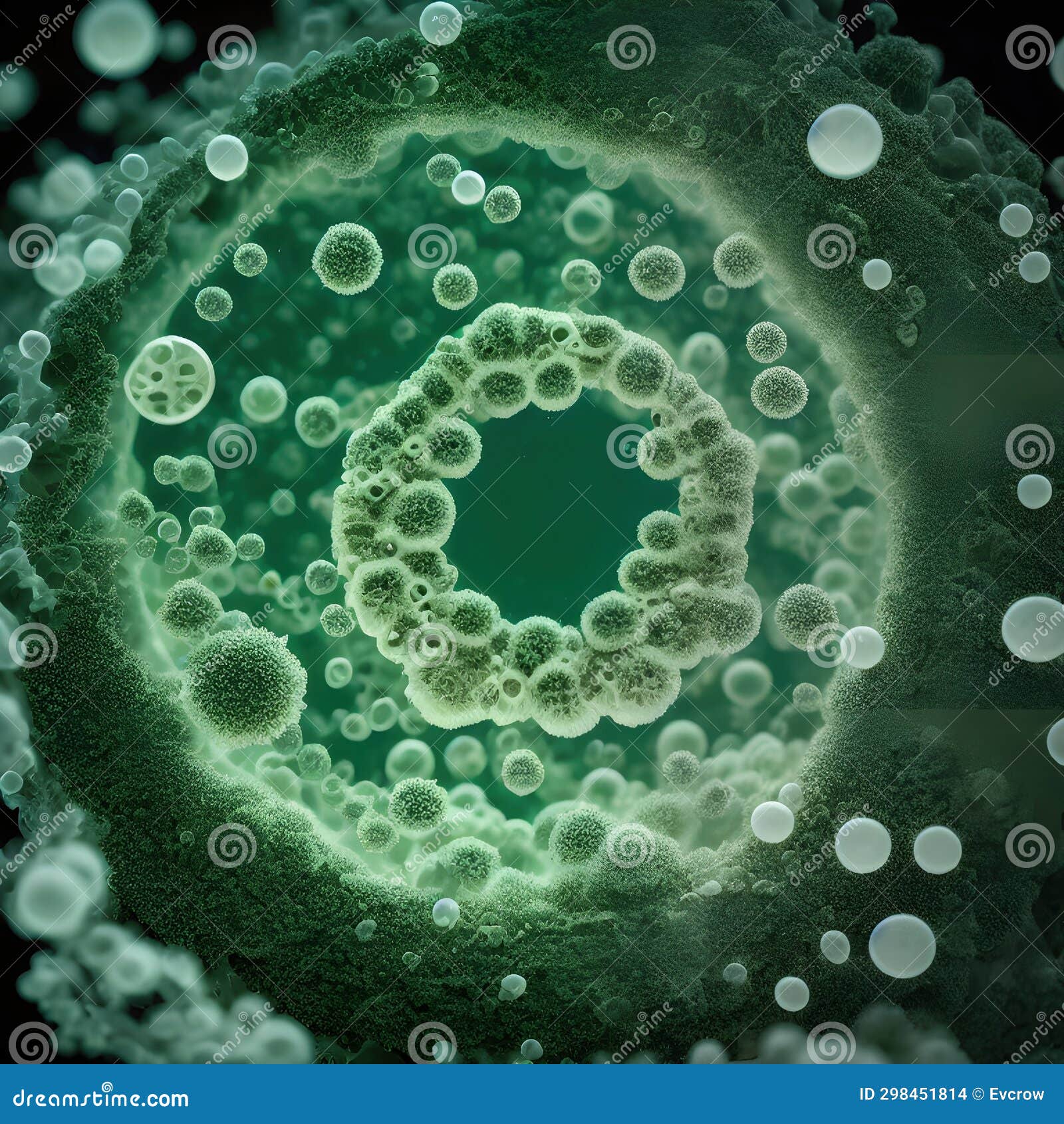 Microscopic Cells. Biology or Science Concept Stock Photo - Image of ...