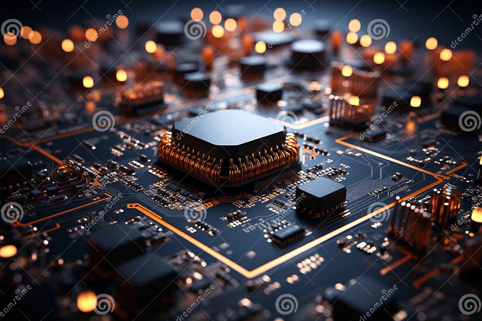 Microscopic Components Form an Elaborate Circuitry Pattern on the ...