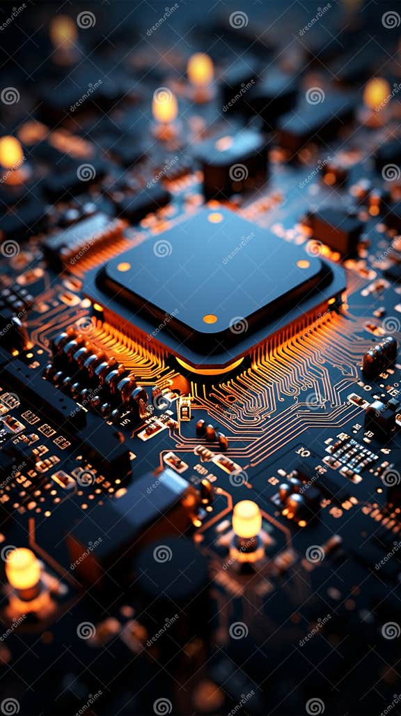 Microscopic Components Form an Elaborate Circuitry Pattern on the ...