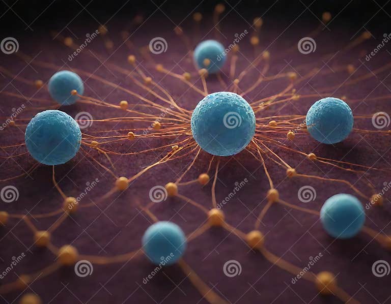 Microscopic Connections, a Striking Scientific Visualization, .atomic ...