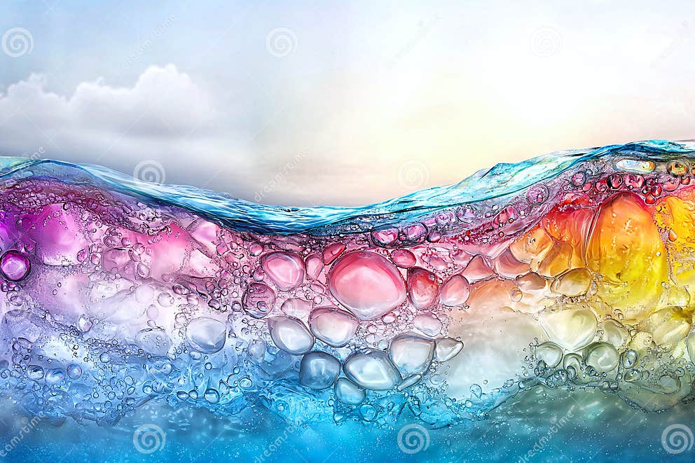 A Microscopic Cross-section of a Polymer Composite, Offering a Detailed ...