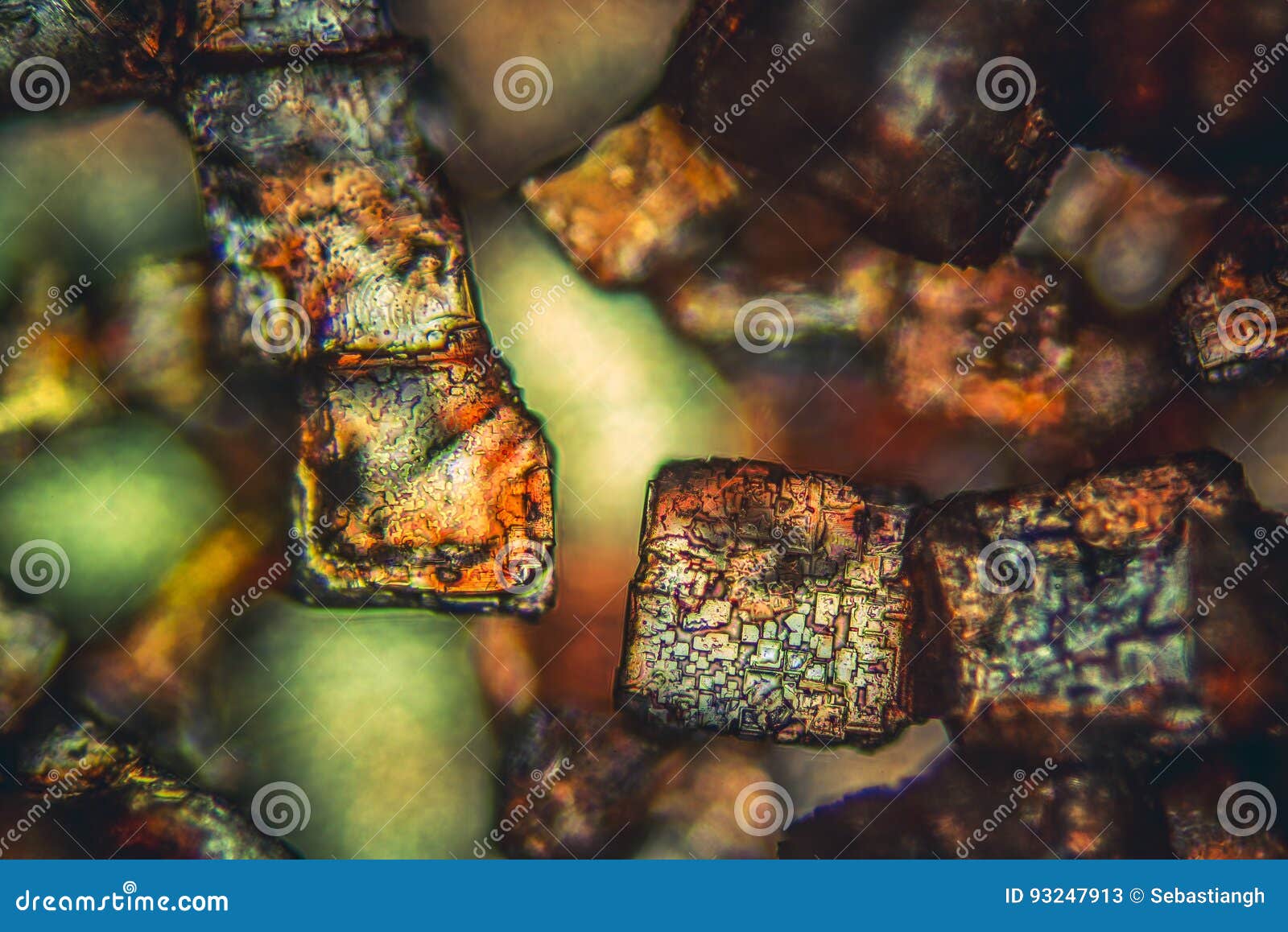 Microscopic Detail of Sugar Crystals Stock Image - Image of ...