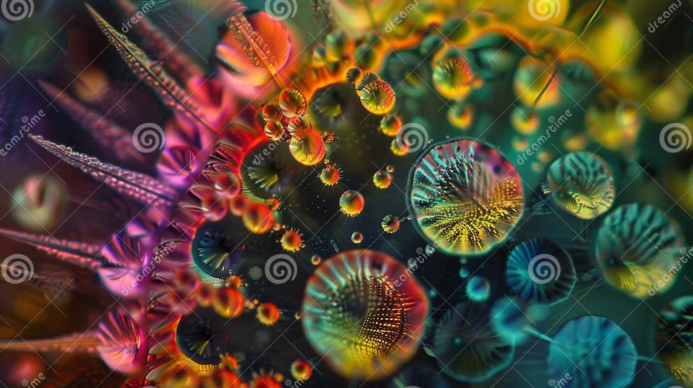 A Microscopic Examination of a Single Pollen Grain Revealing a Stunning ...