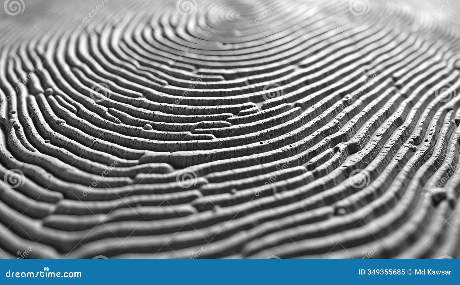 Microscopic Fingerprint Texture, Unique Ridges and High Quality Image ...