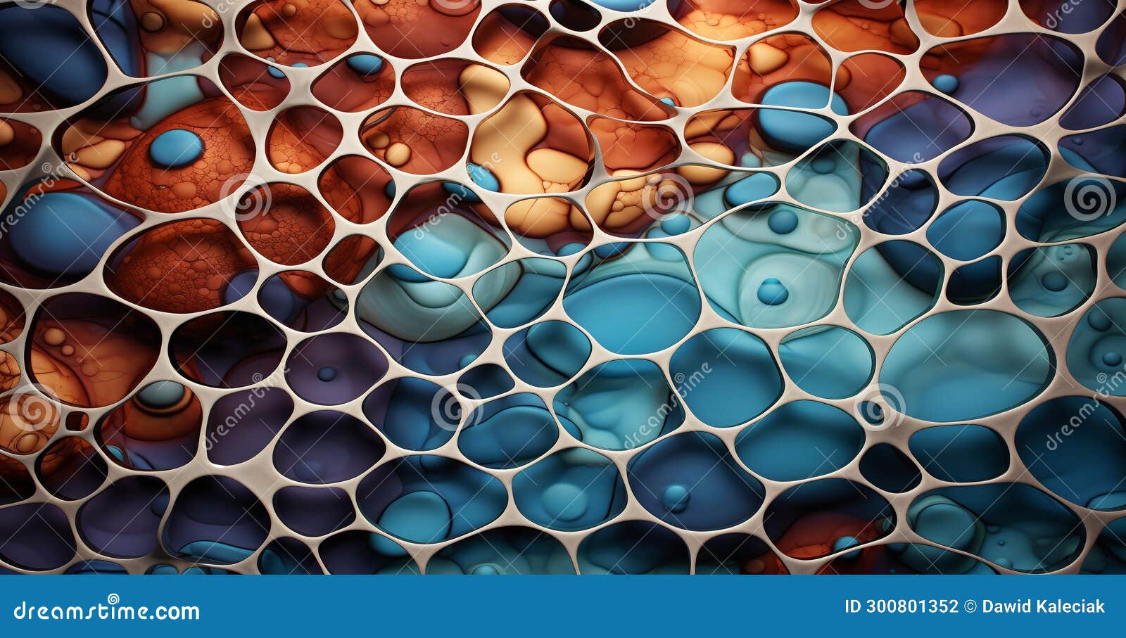 Microscopic Frontier: a Vivid Landscape of Organic Textures Stock ...