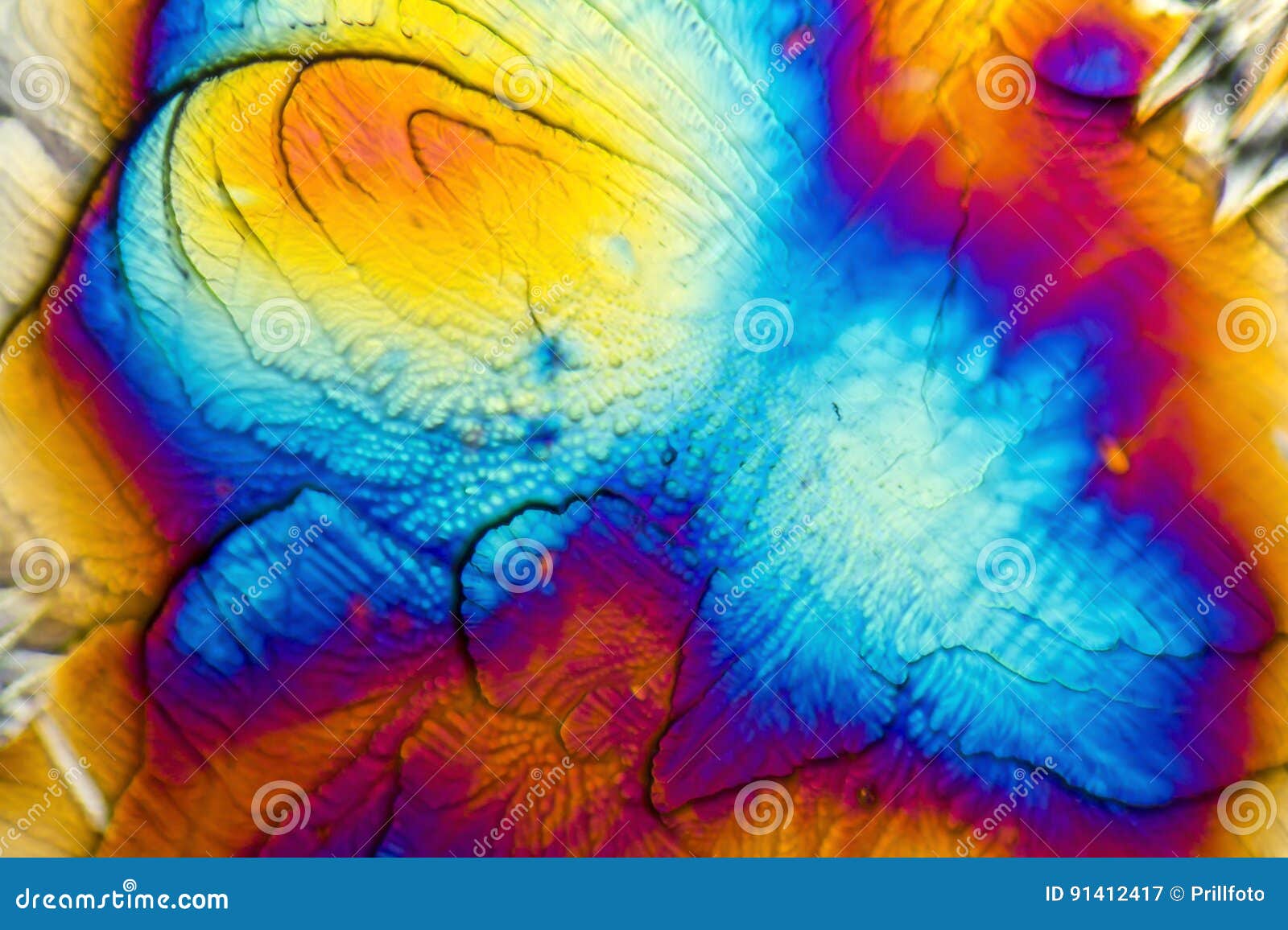 Microscopic Galactose Crystals Stock Image - Image of sugar, chemical ...