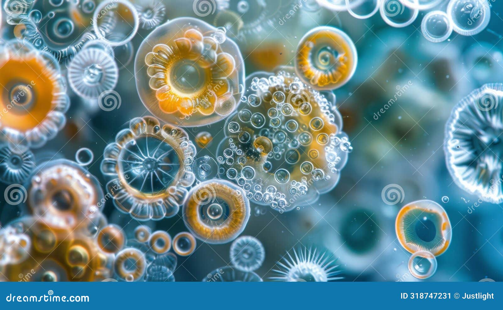 A Microscopic Glimpse into the Vast World of Plankton with Various ...