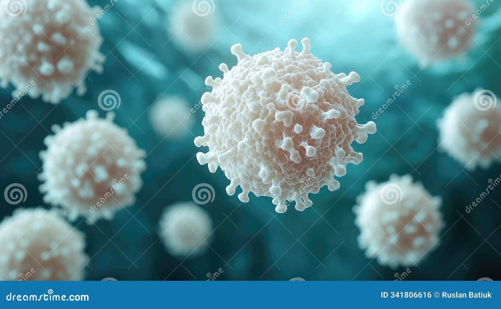 Microscopic Guardians: Leukocytes Magnified Under Microscope, Revealing ...