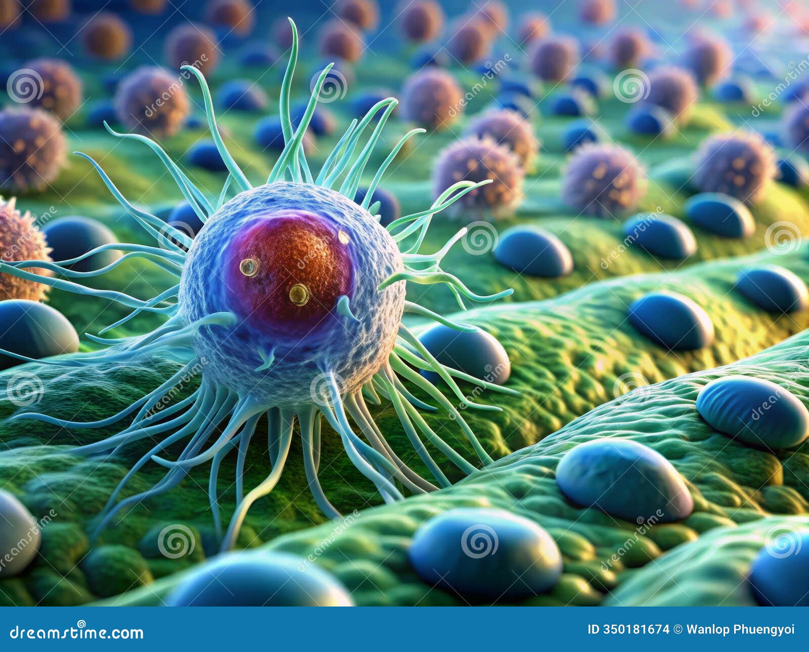 Cellular Propulsion Cilias Role in Movement and Signaling Stock ...