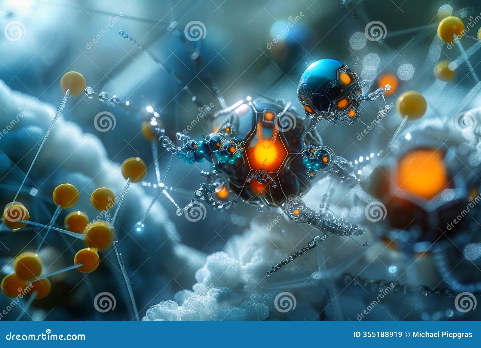 Microscopic Illustration Of Anemia Low Hemoglobin And Red Blood Cell ...