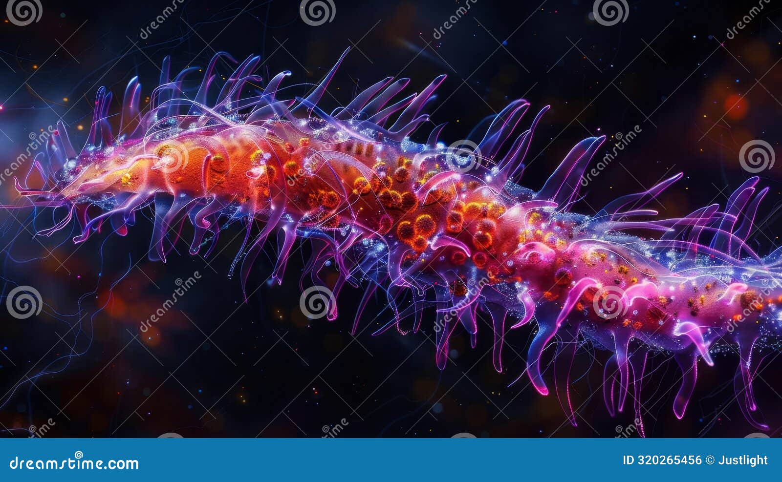 Microscopic Image of a Ciliated Protozoan with Cytoplasmic Streaming ...