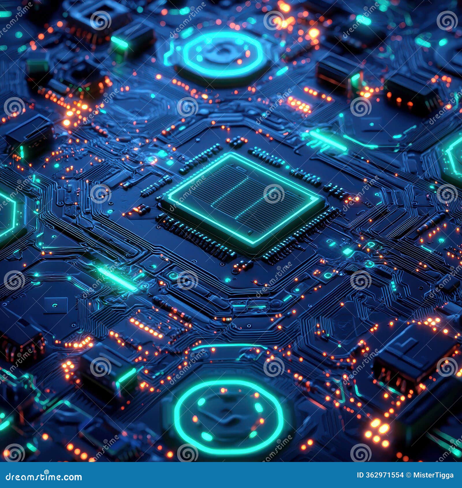 The Old Transistors Computer Chip On White Background Stock Photography ...