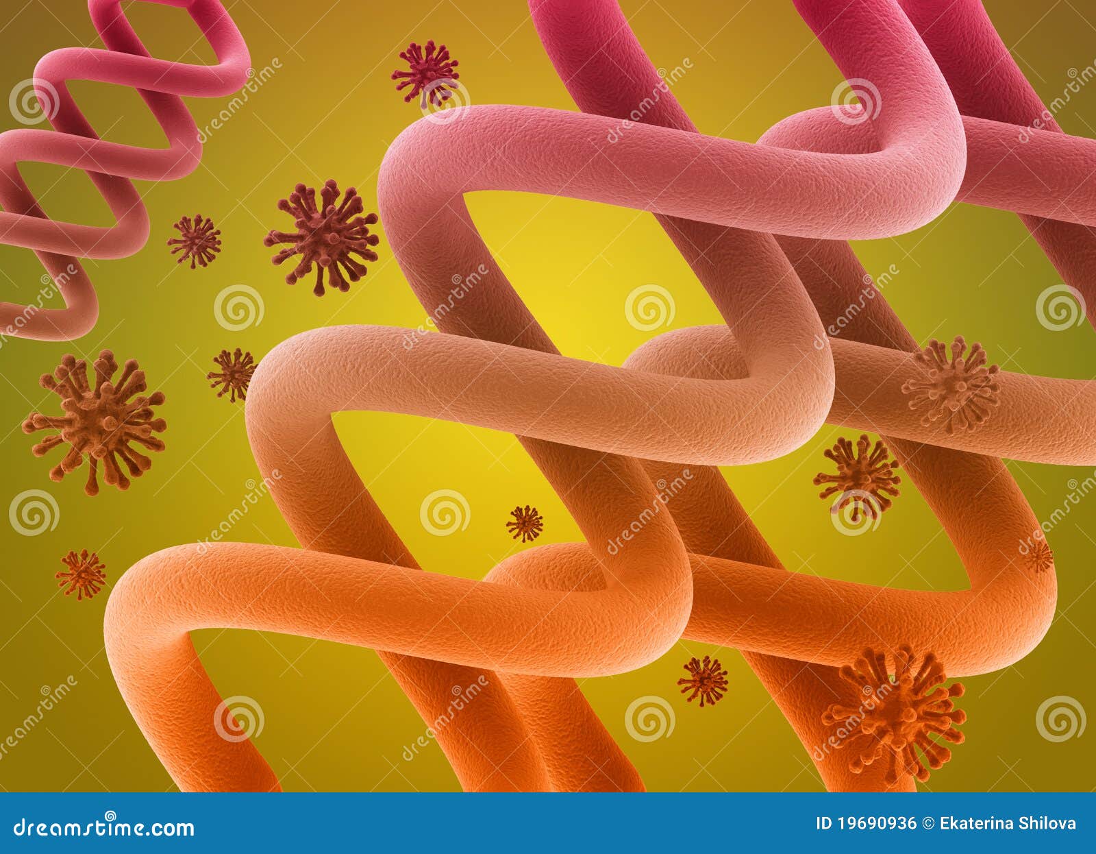 Microscopic Image Of Growing Molds Or Mold Fungus And Spores Royalty ...