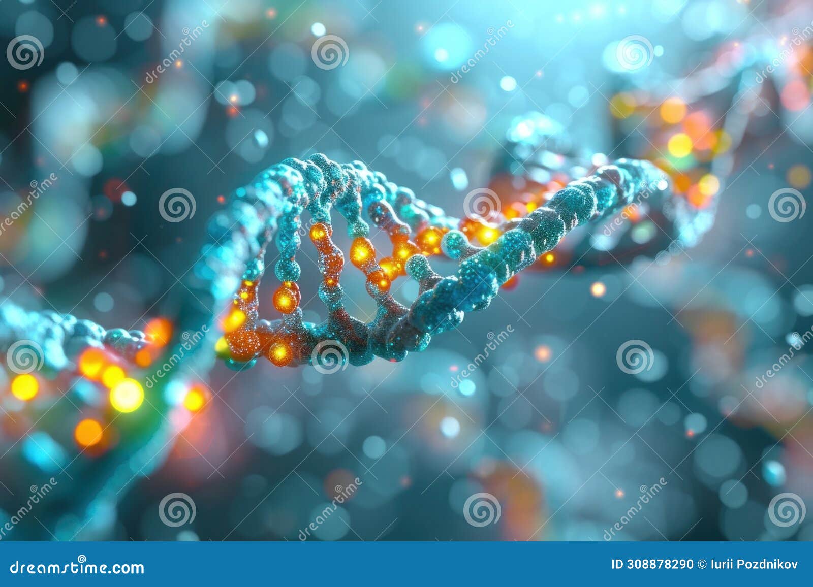 Microscopic Image of Gene Expression Profile Stock Photo - Image of ...