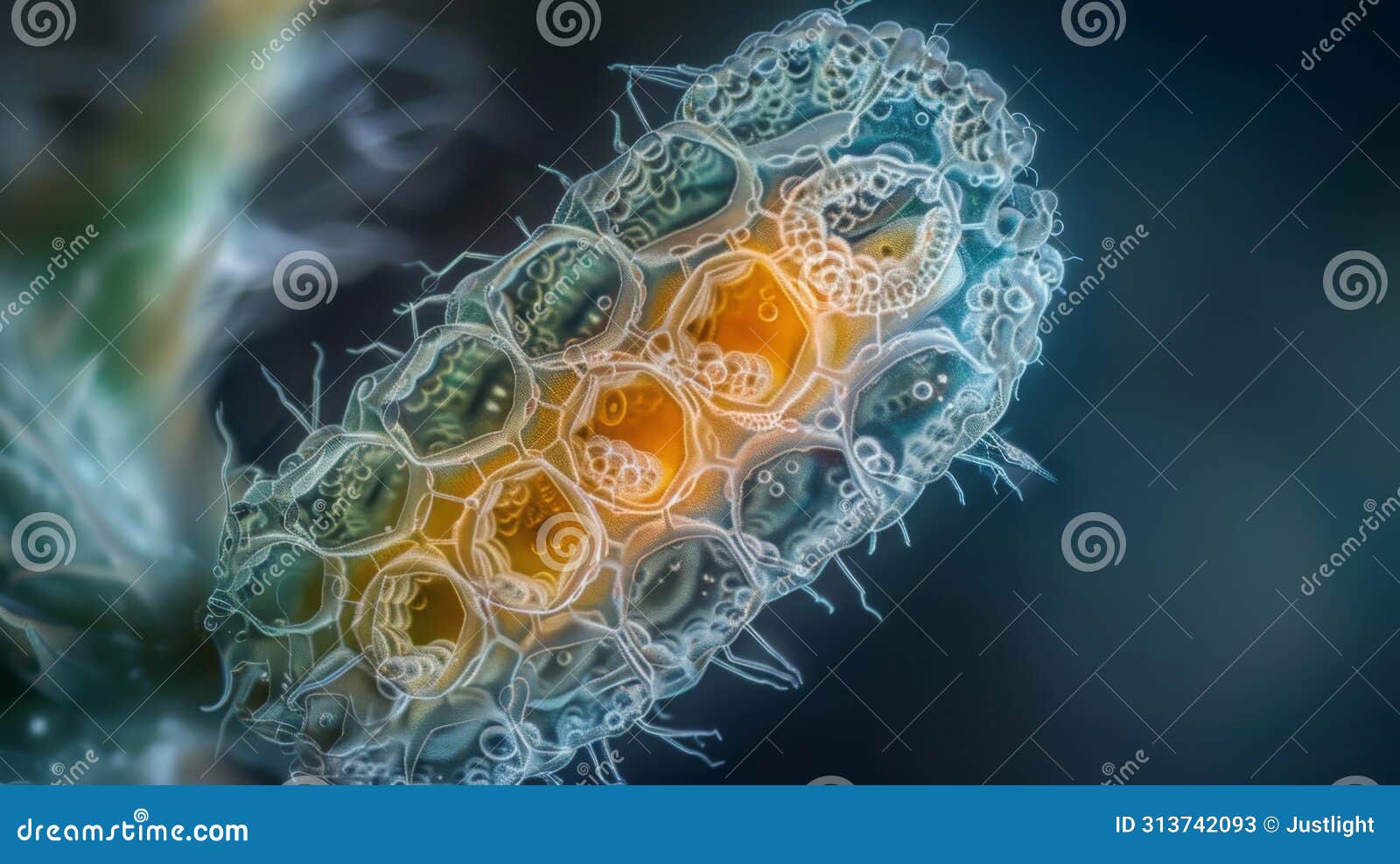 A Microscopic Image of a Mature Worm Egg Reveals the Intricate Details ...