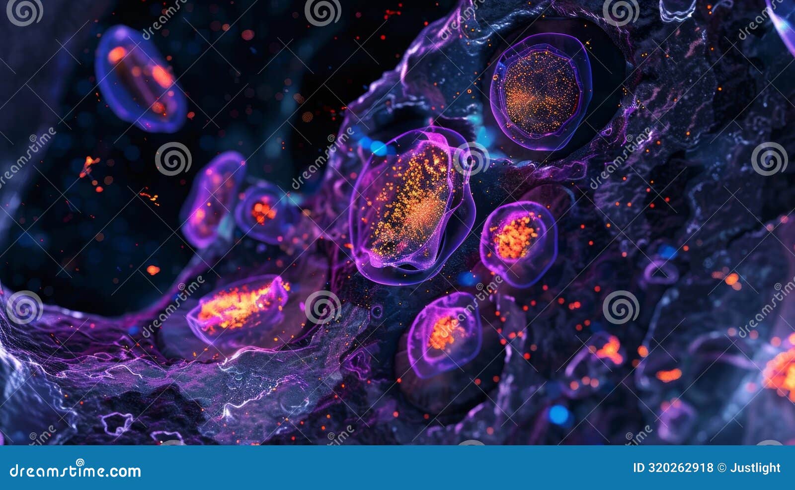 A Microscopic Image of an Organoid Model of Thyroid Cells Mimicking the ...
