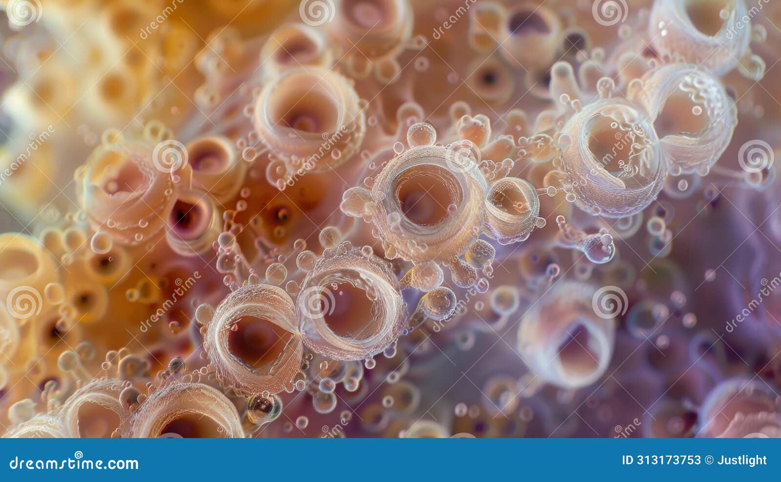 A Microscopic Image of a Parasitic Cyst Containing Hundreds of Dormant ...