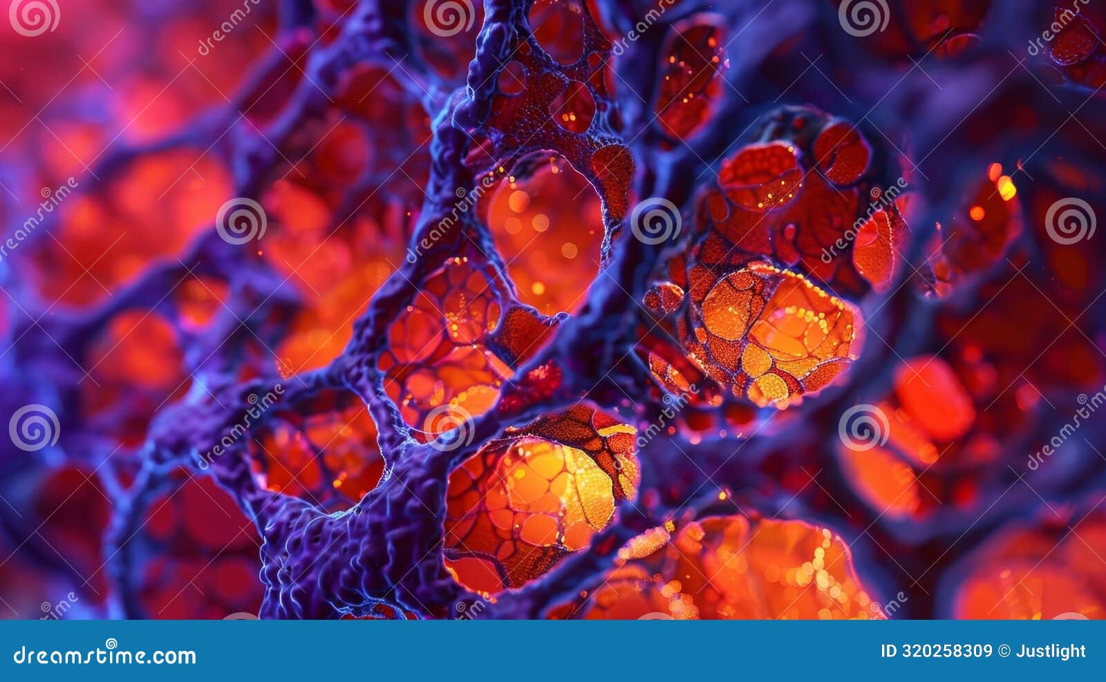 A Microscopic Image of the Peritubular Capillaries the Tiny Vessels ...