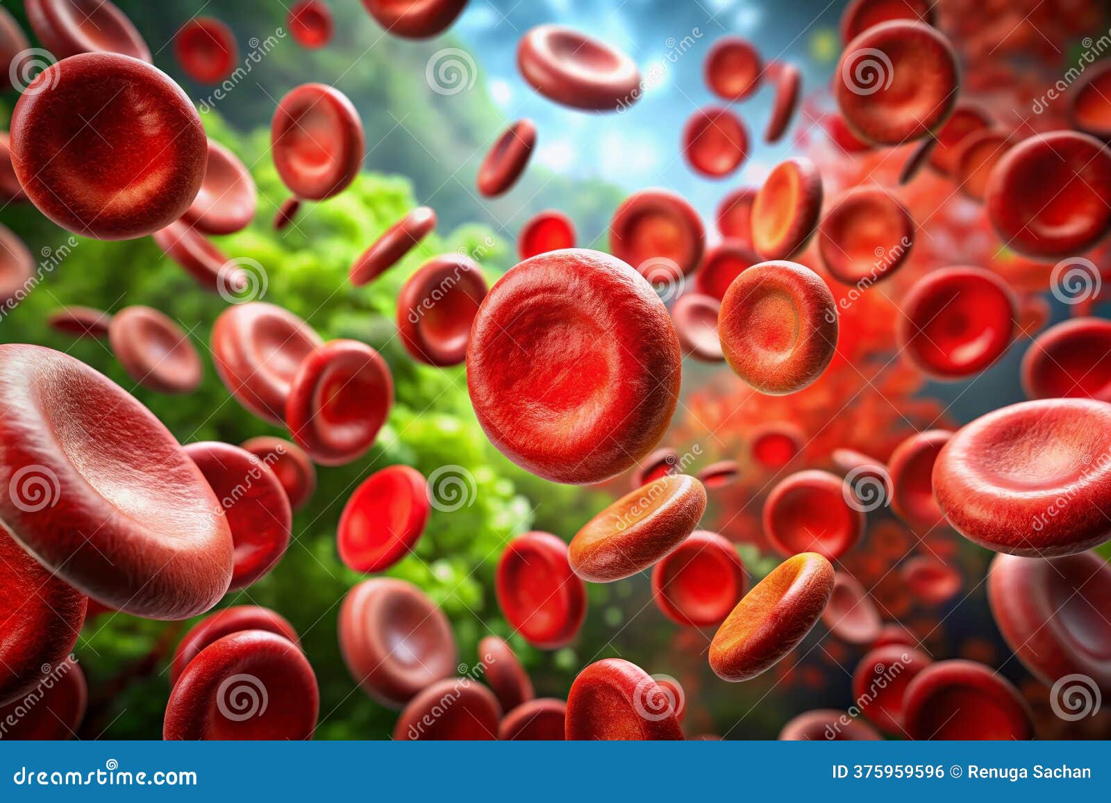 Anemia. Sickle Cell Disease. Cartoon Vector | CartoonDealer.com #258460077