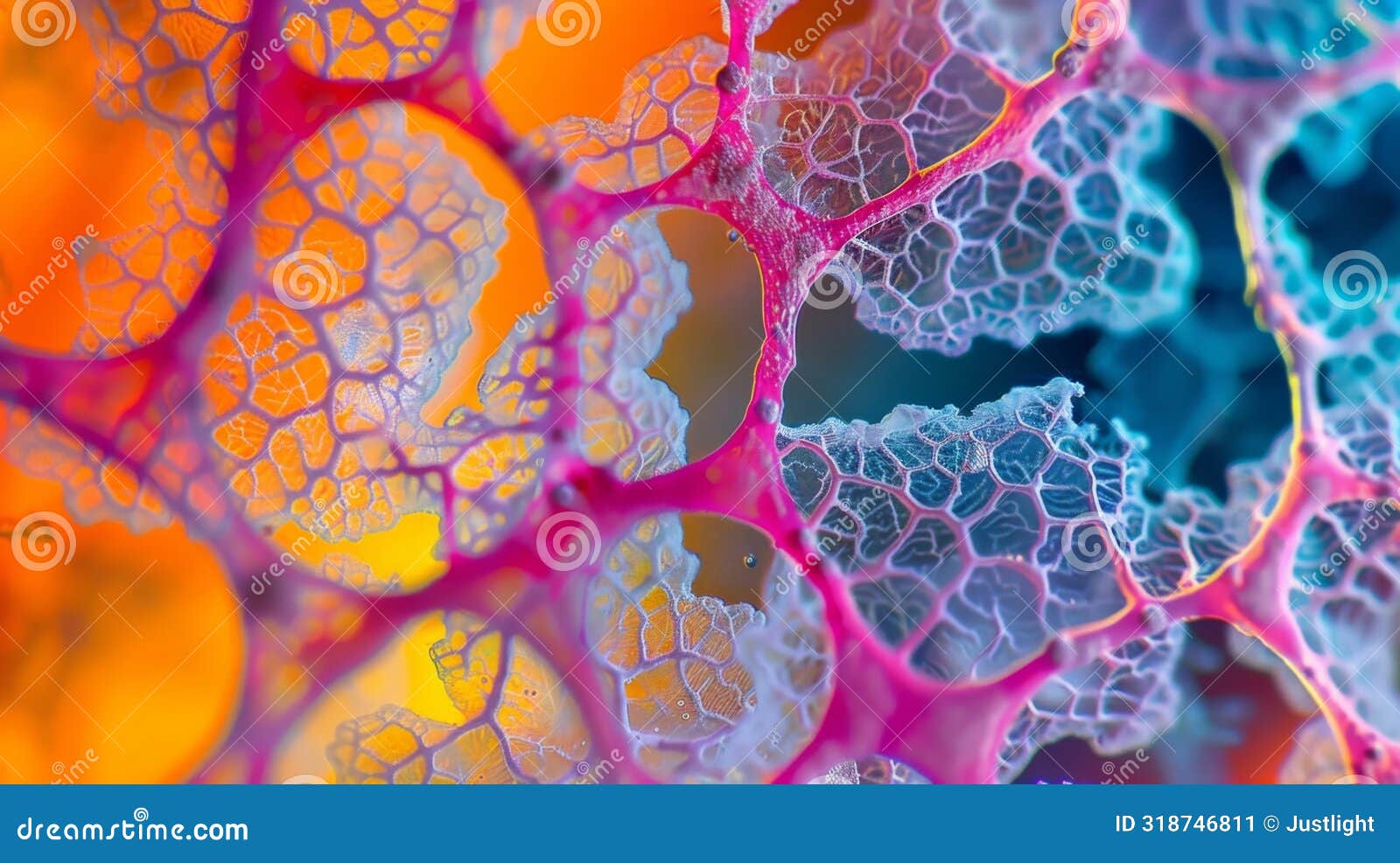 This Microscopic Image Showcases the Beauty of Fungal Hyphae with Its ...