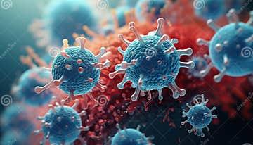 Microbacteria and Bacterial Organisms.biology and Science Background ...