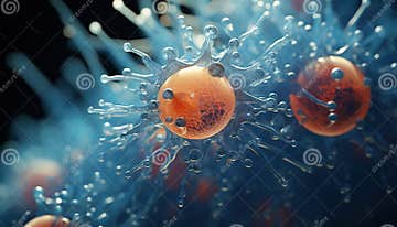 Microbacteria and Bacterial Organisms.biology and Science Background ...