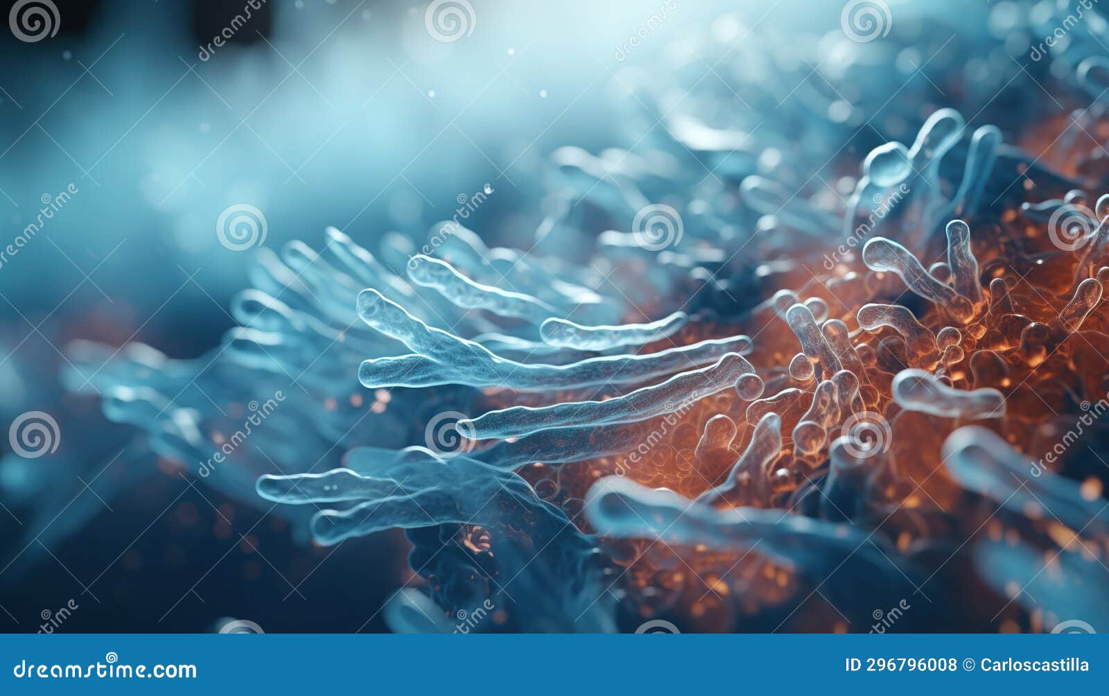 Microbacteria and Bacterial Organisms.biology and Science Background ...