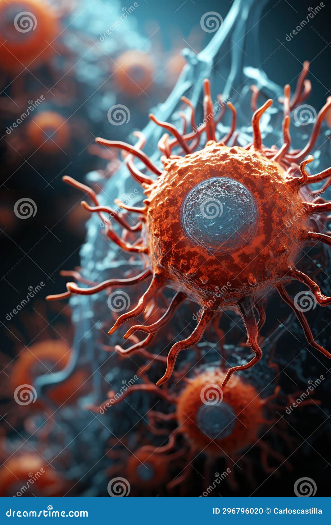 Microbacteria and Bacterial Organisms.biology and Science Background ...