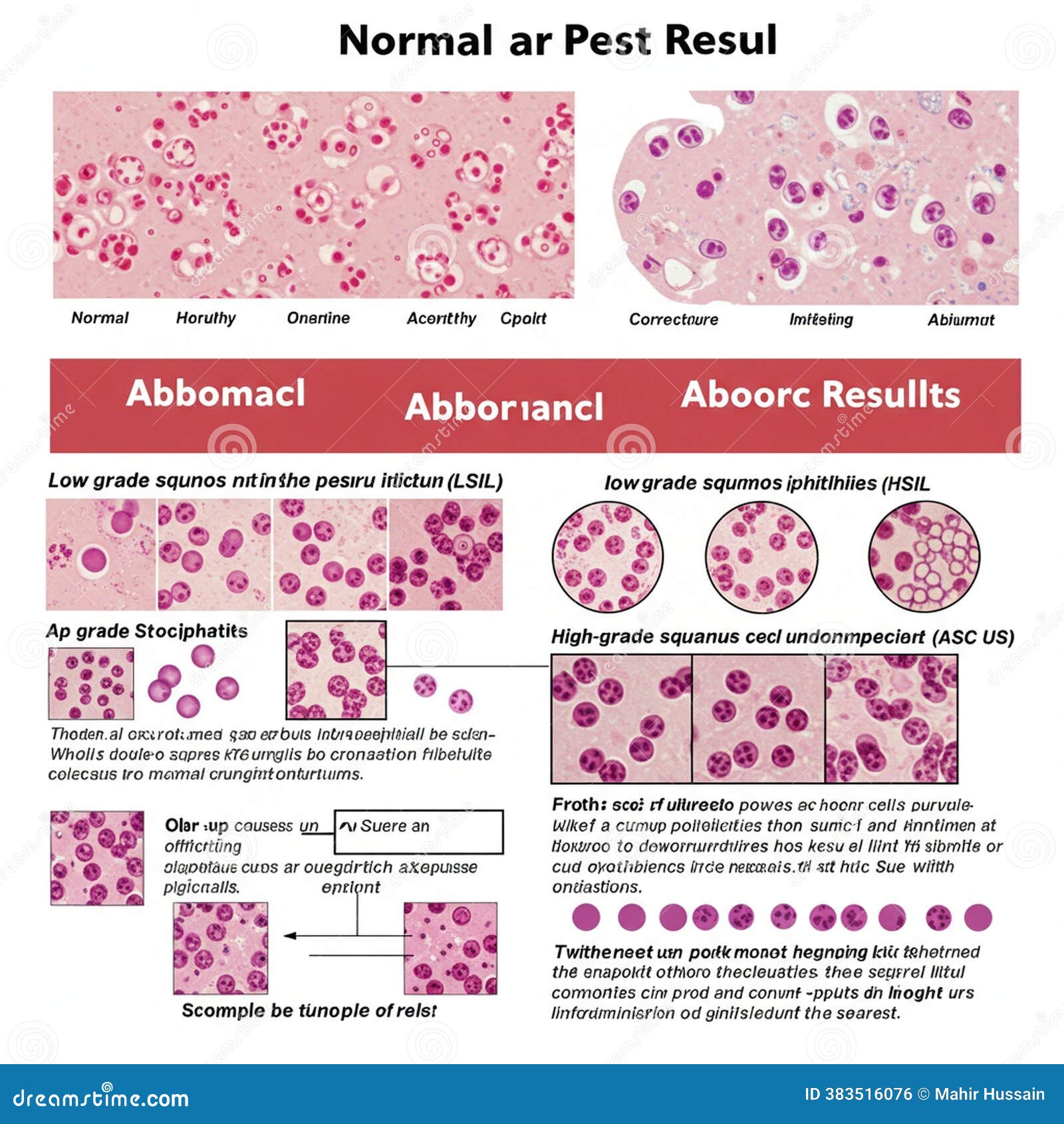 Normal And Abnormal Human Heart Beat Rate Infographic Diagram Vector ...