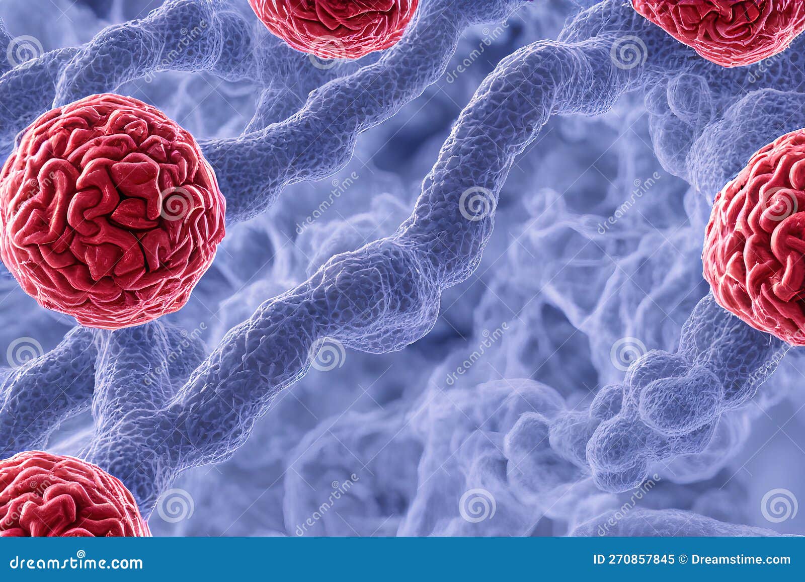 Microscopic Images of Multiple Disease Cell in Human Anatomy System 3D ...