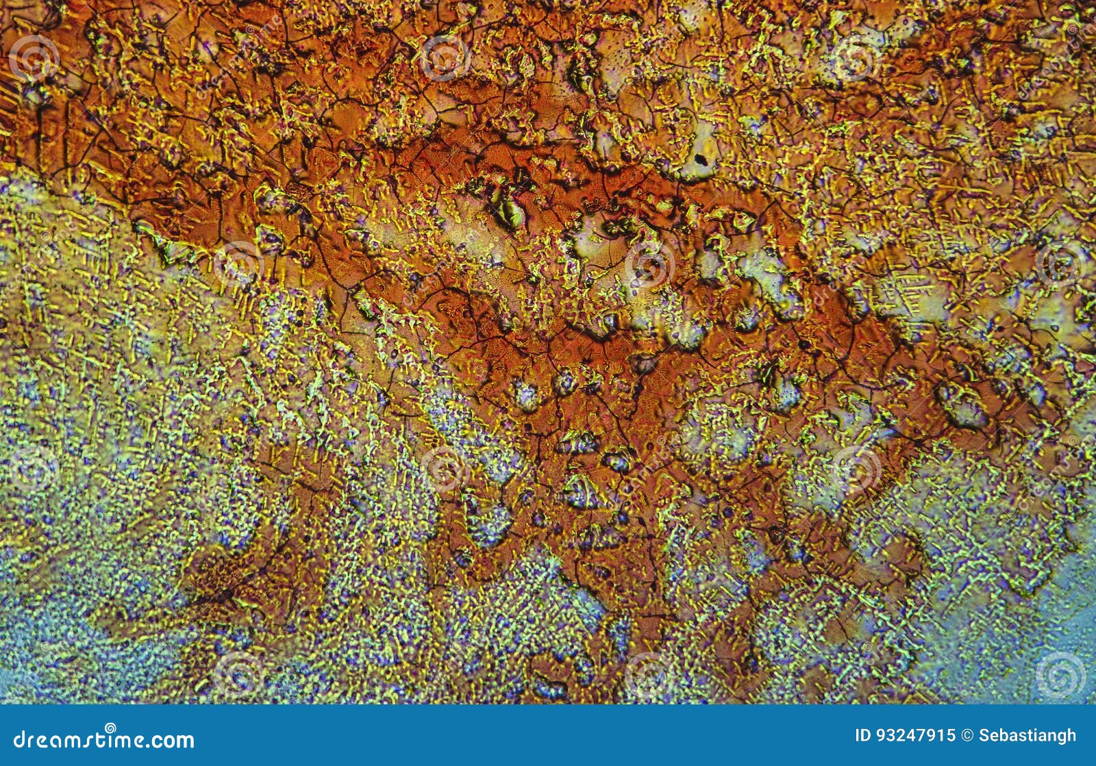 Microscopic Inorganic Texture, Background Stock Image - Image of ...