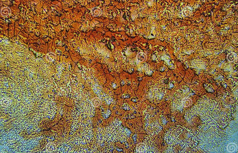 Microscopic Inorganic Texture, Background Stock Image - Image of ...