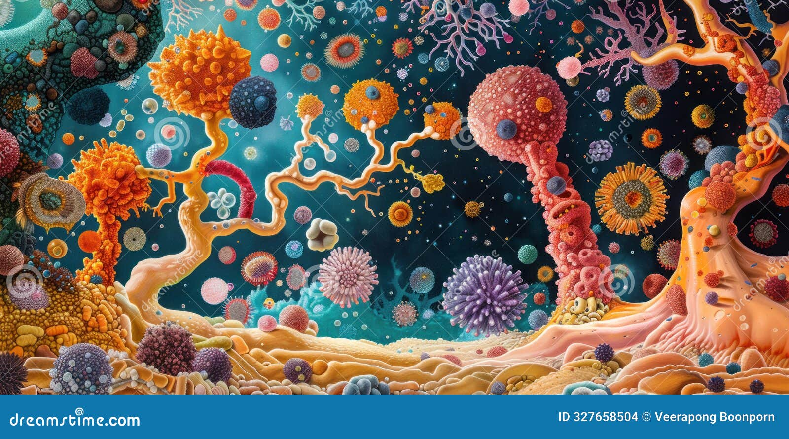 A Microscopic Landscape Of The Digestive Tract Teeming With Bacteria Of ...