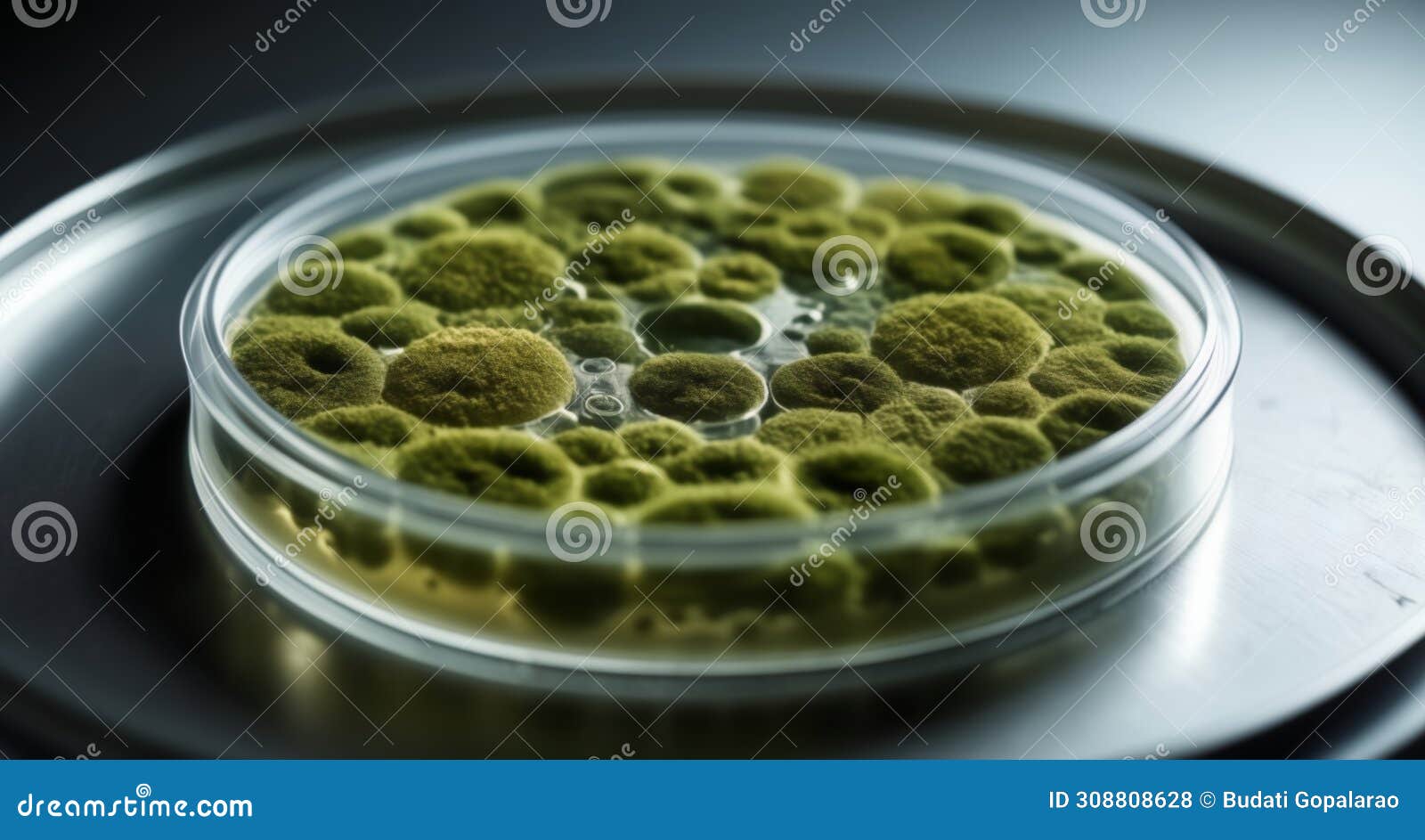 Microscopic Life Under the Microscope Stock Illustration - Illustration ...