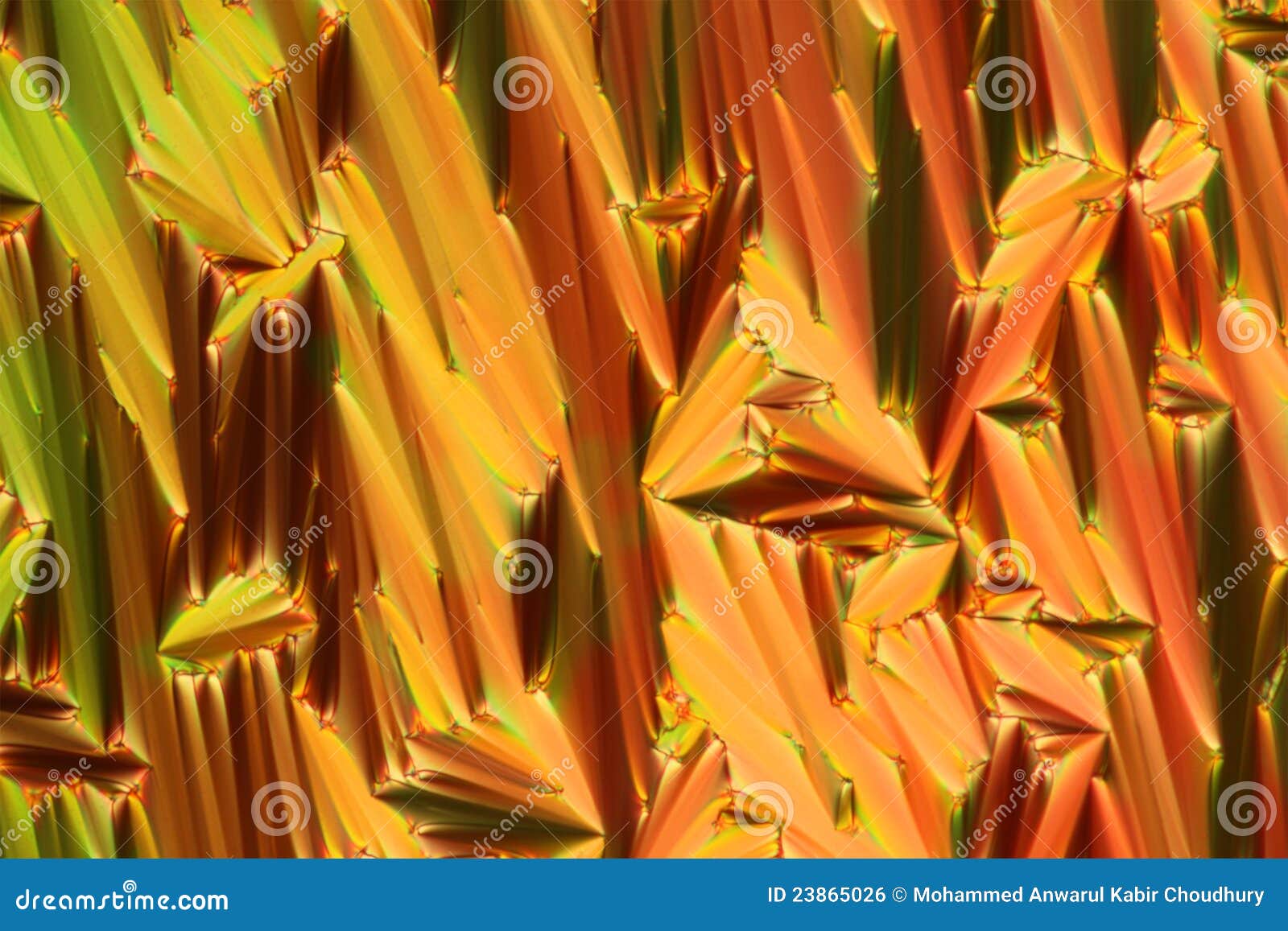 Liquid Crystal Under Polarized Light Microscope Royalty-Free Stock ...