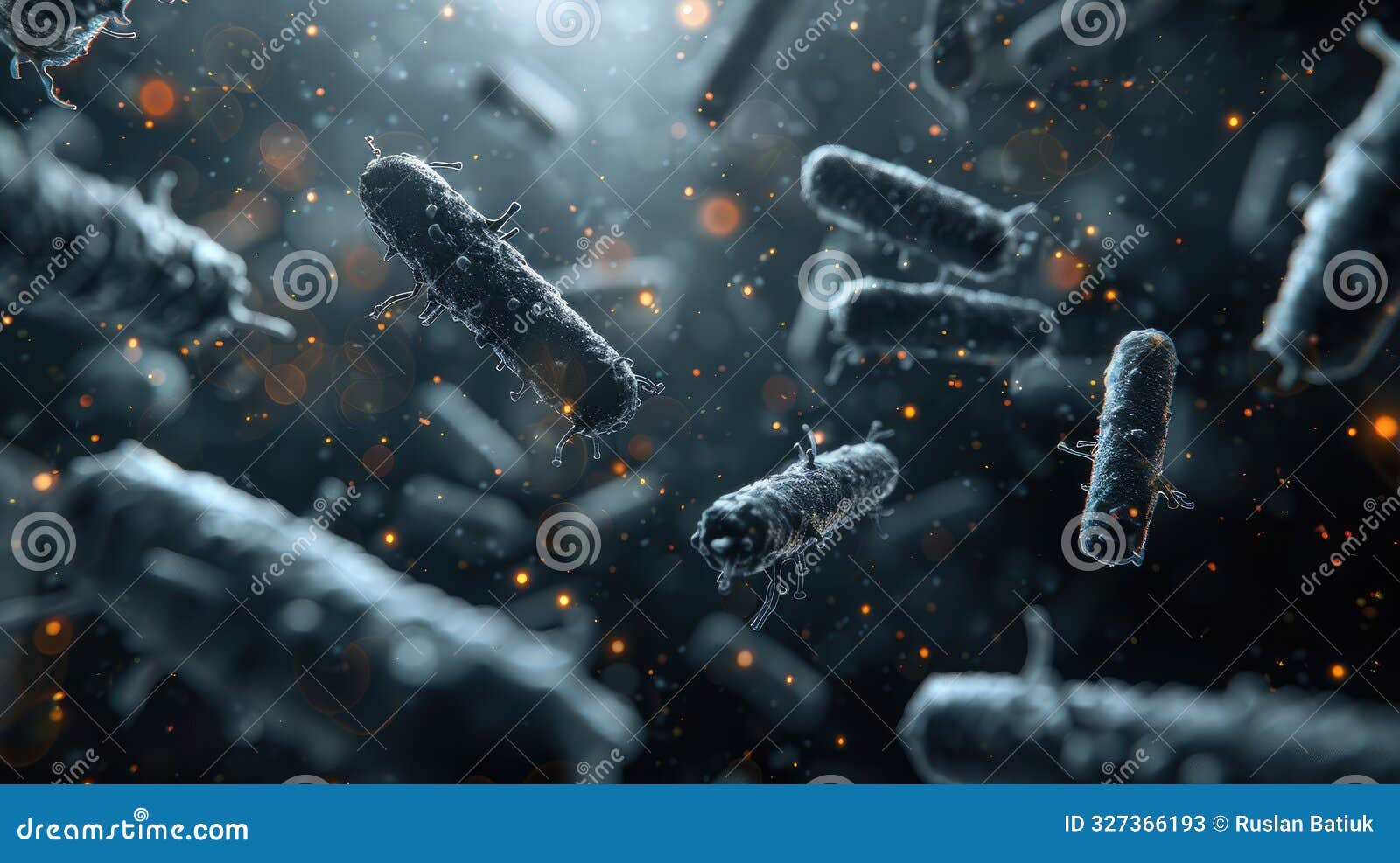 Microscopic Marvel: Bacterium Image, Revealing Intricate World of ...