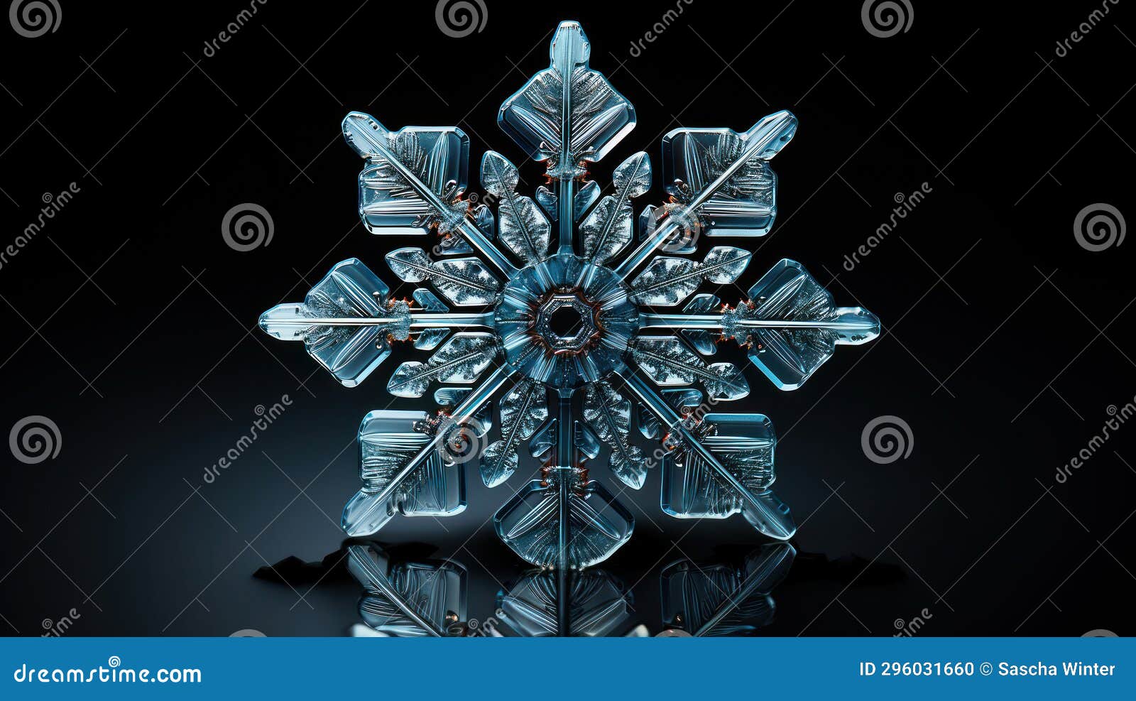 Microscopic Marvel: Snowflake Hexagonal Structures Stock Photo - Image ...