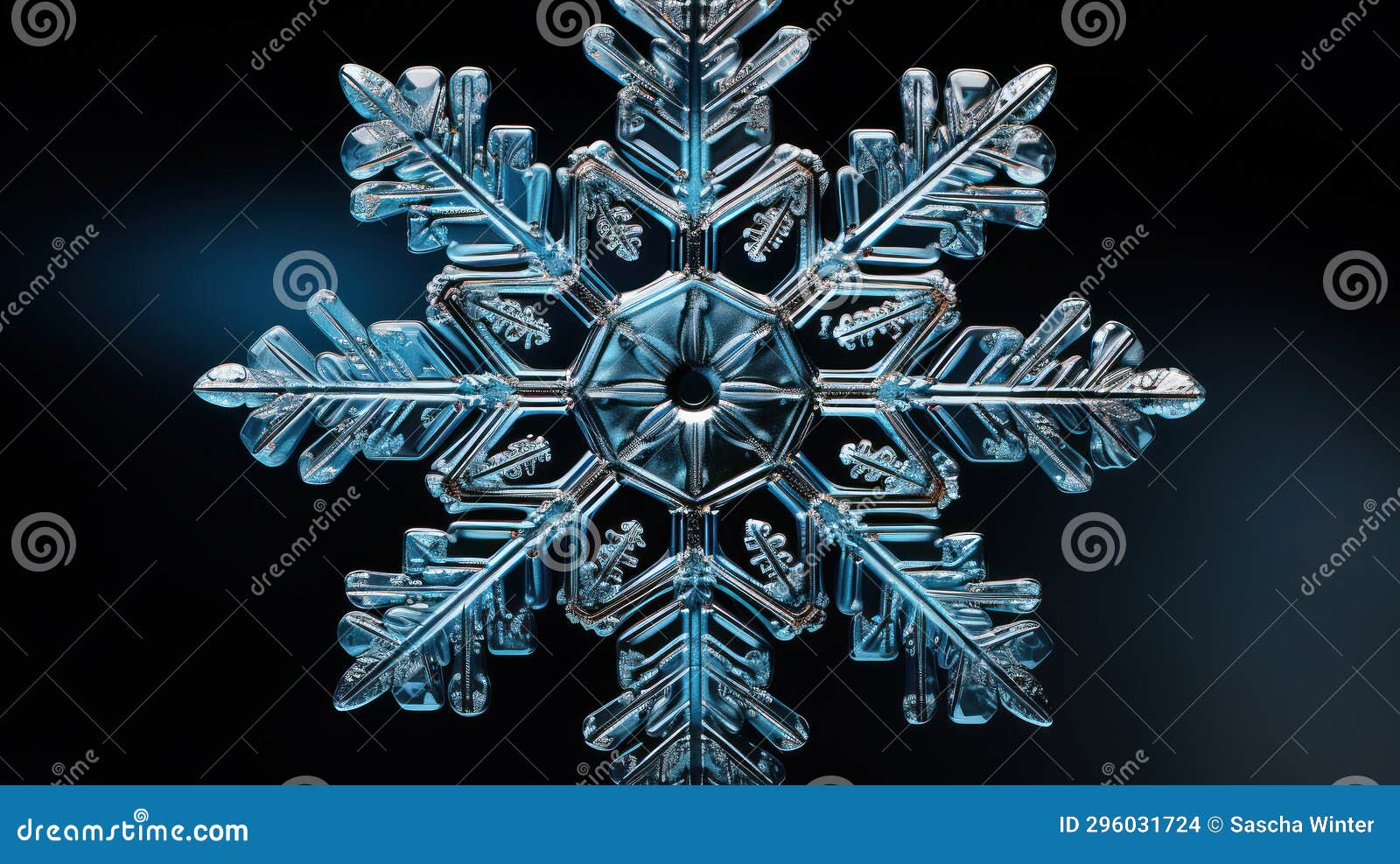 Microscopic Marvel: Snowflake Hexagonal Structures Stock Photo - Image ...