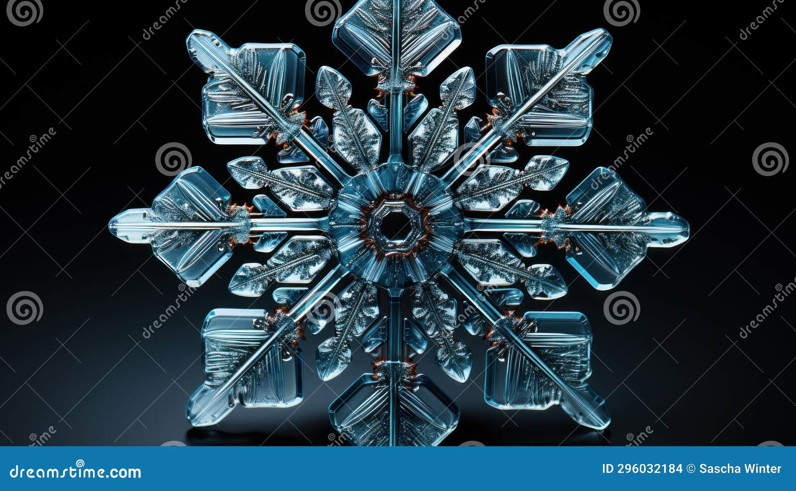 Microscopic Marvel: Snowflake Hexagonal Structures Stock Photo - Image ...