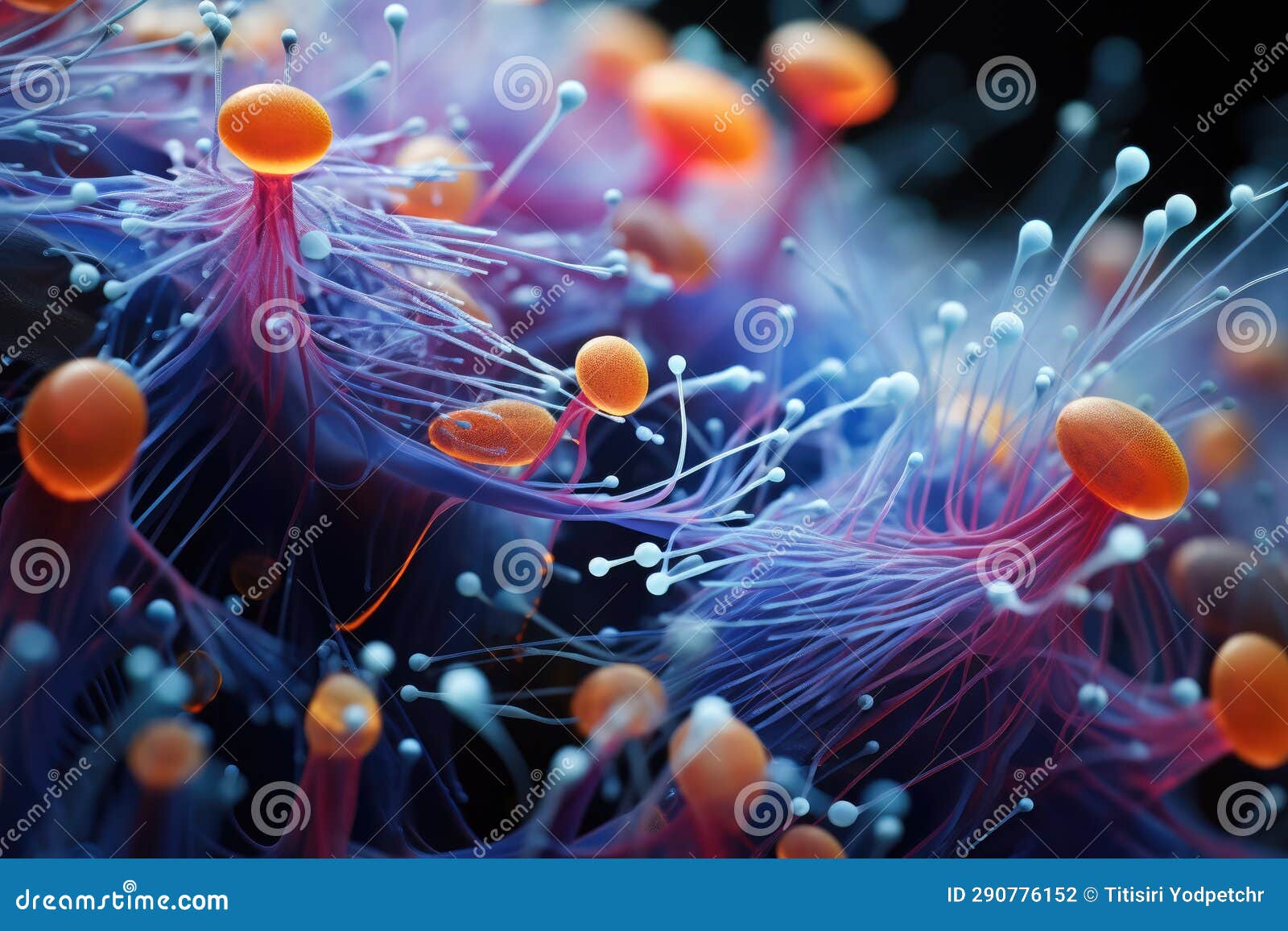 Microscopic Marvels Bacterial World Unveiled Stock Illustration ...