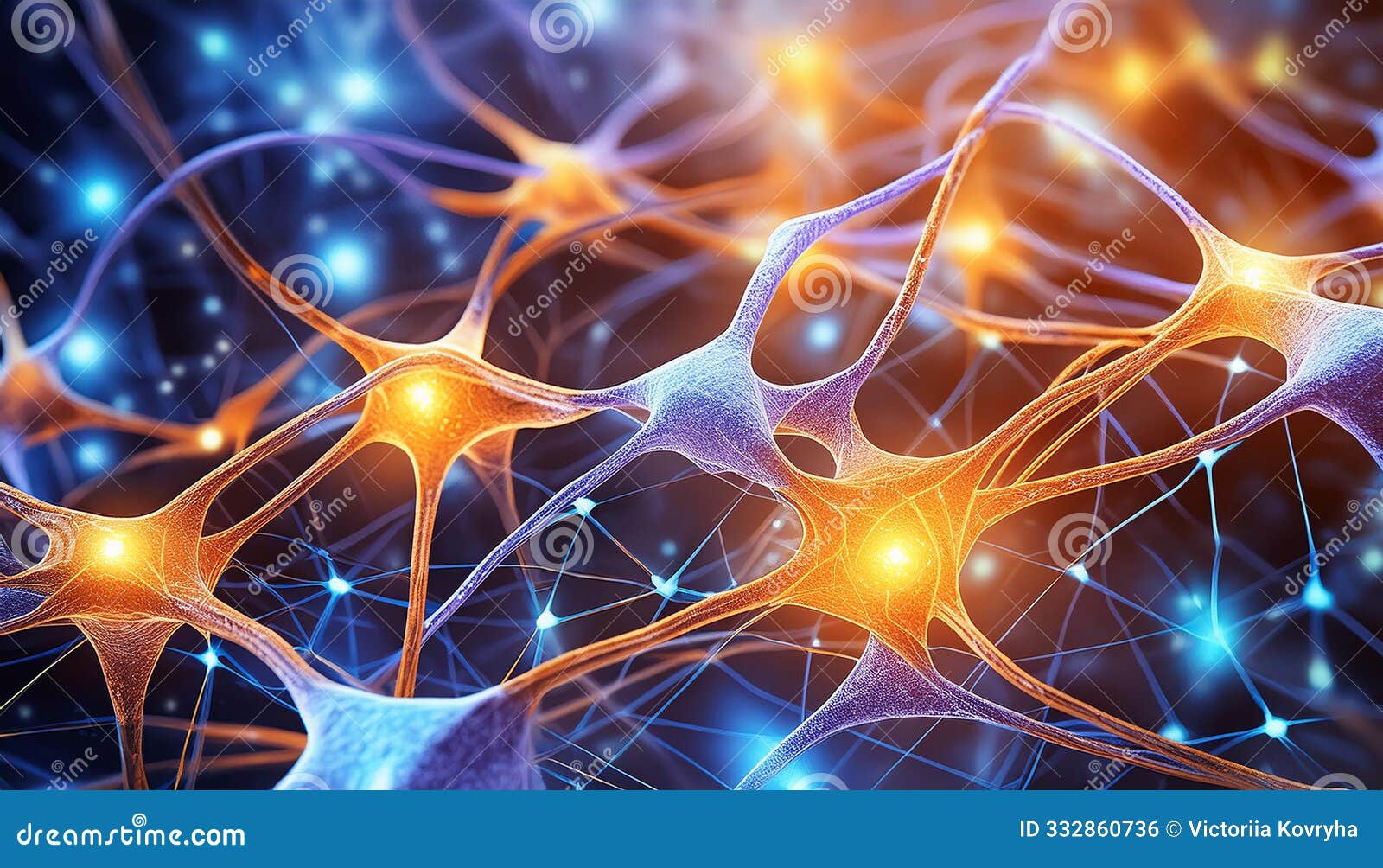 Microscopic Neural Network Abstraction. Interconnected Neurons at ...