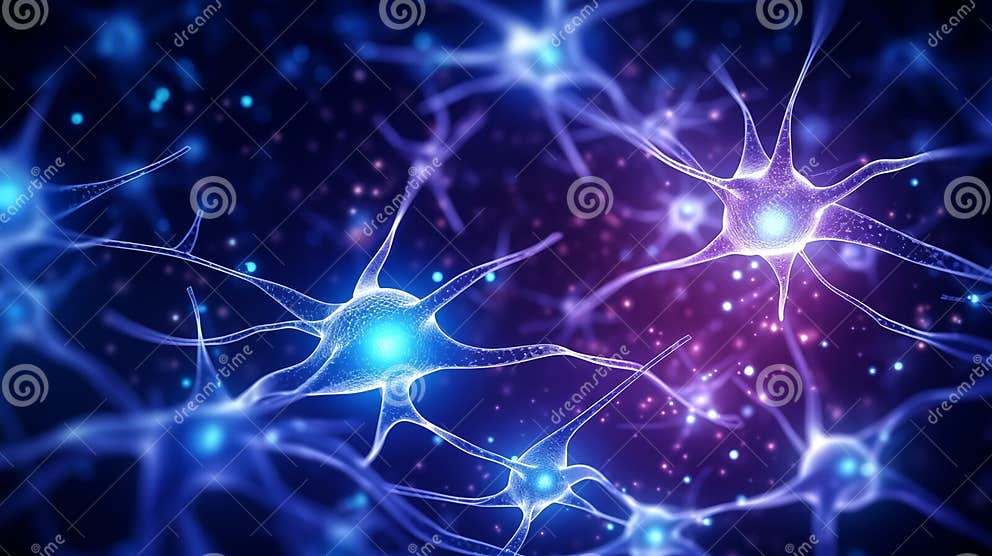 Microscopic of Neuron Brain Cell Network. Interconnected Nerve C Stock ... Microscopic of Neuron Brain Cell Network. Interconnected Nerve C Stock ...
