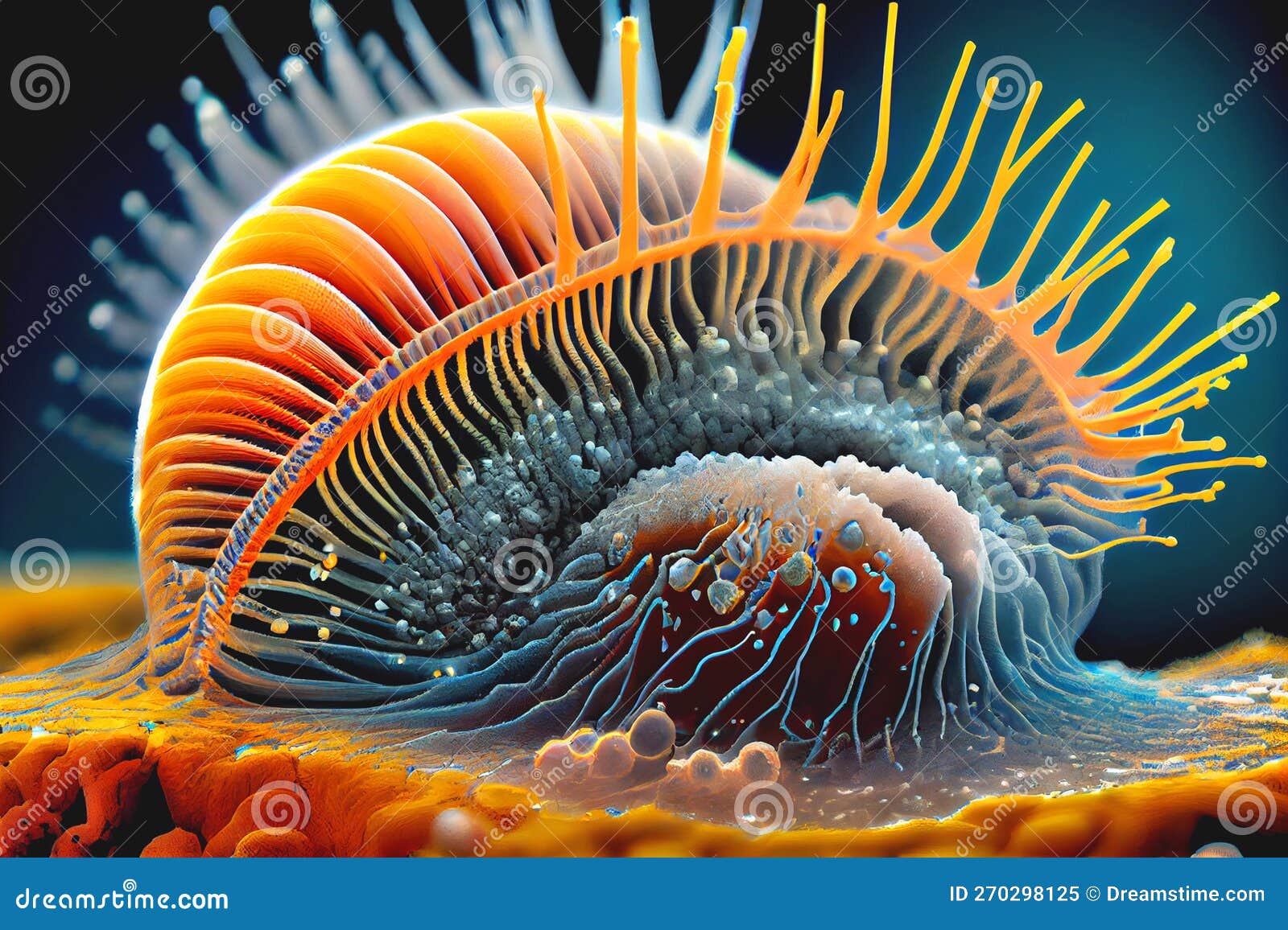 Microscopic organism stock illustration. Illustration of organisms ...