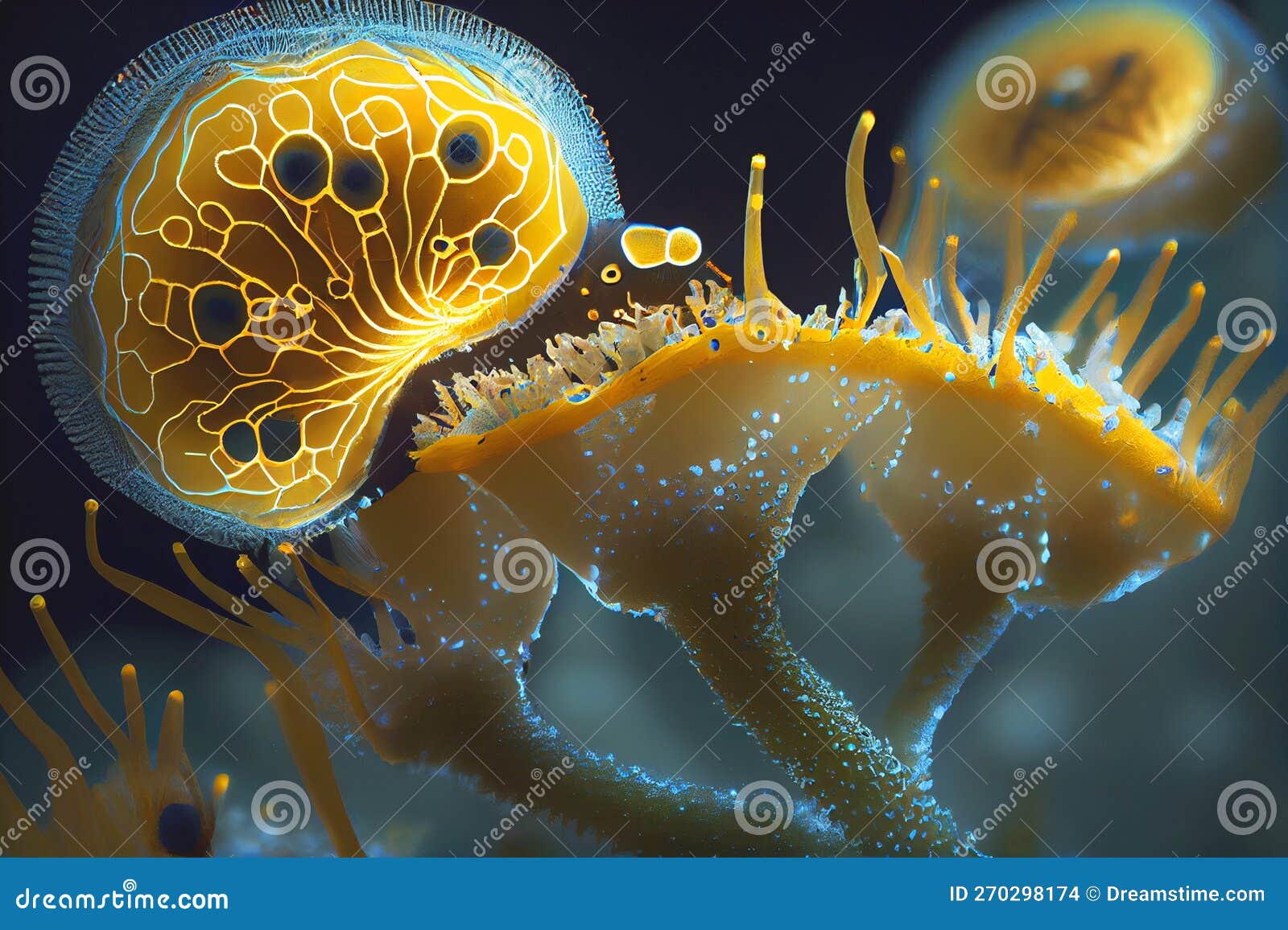 Microscopic Organism Tardigrade Stock Photography | CartoonDealer.com ...