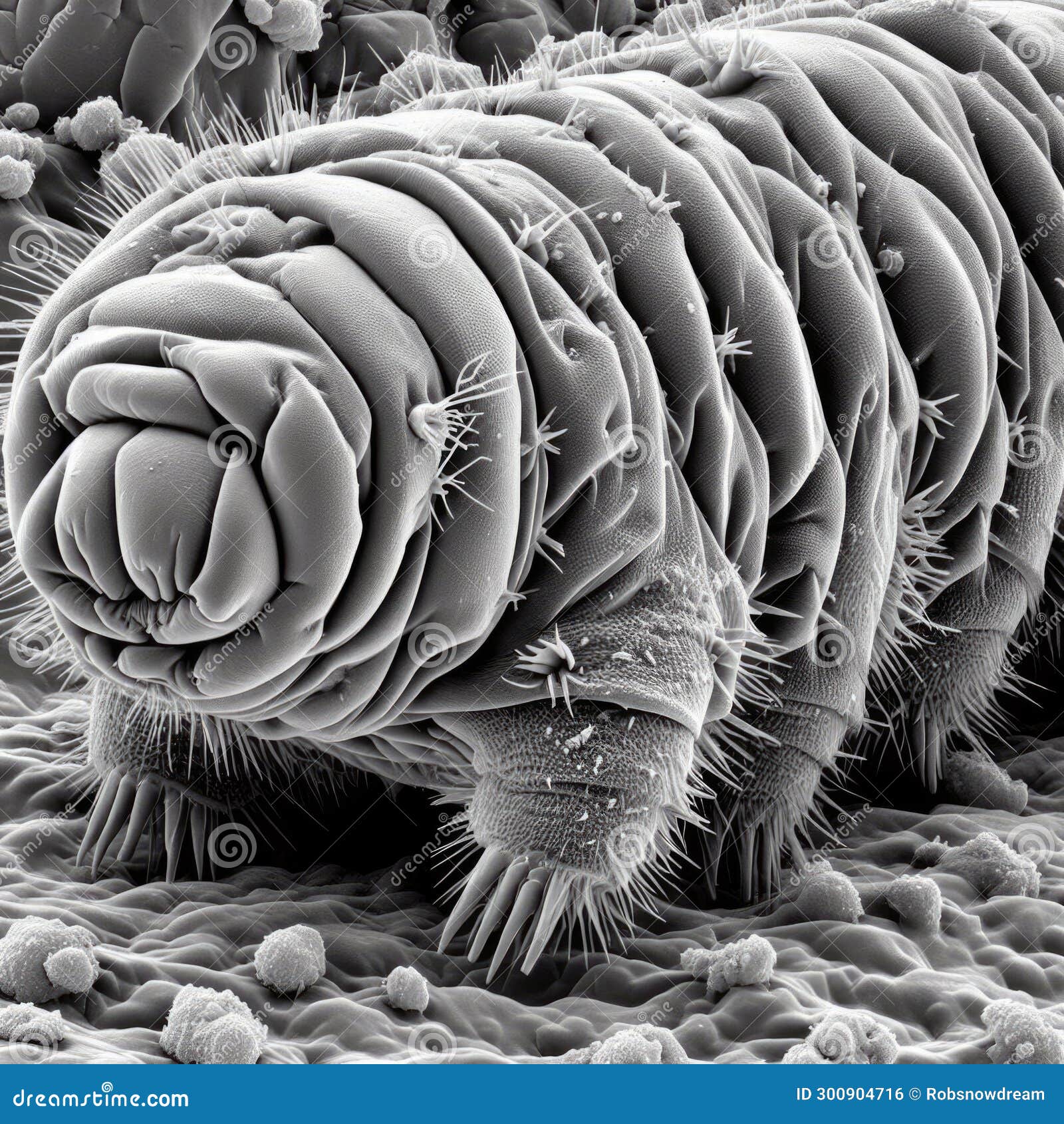 Microscopic Parasites Seen Under Electronic Microscope Stock ...