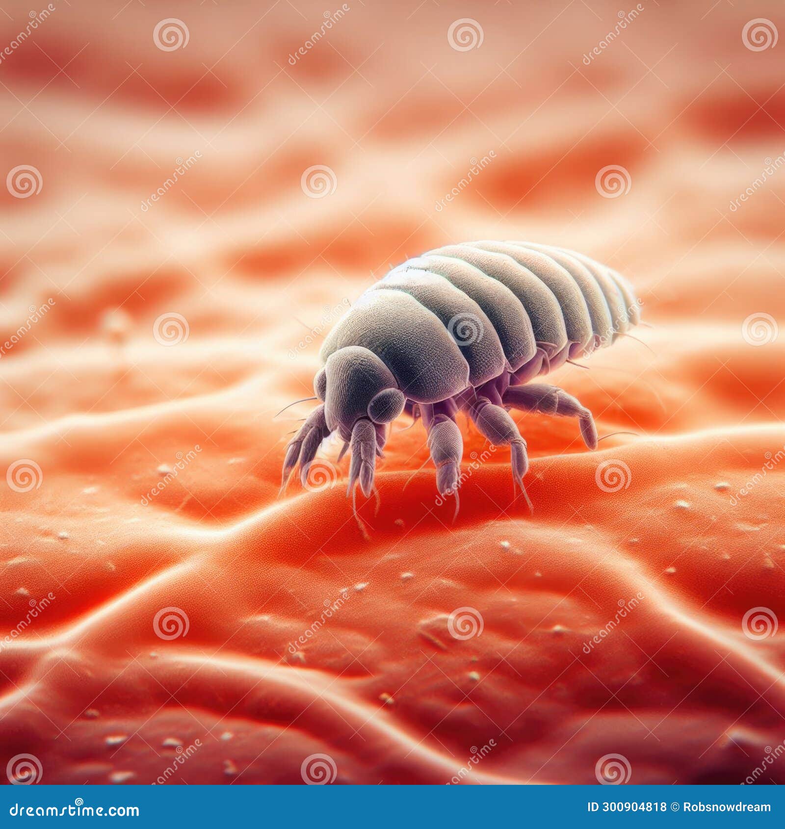 Microscopic Parasites Seen Under Electronic Microscope Stock ...