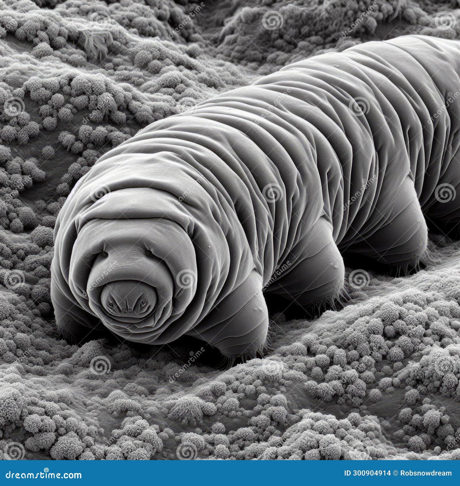 Microscopic Parasites Seen Under Electronic Microscope Stock ...
