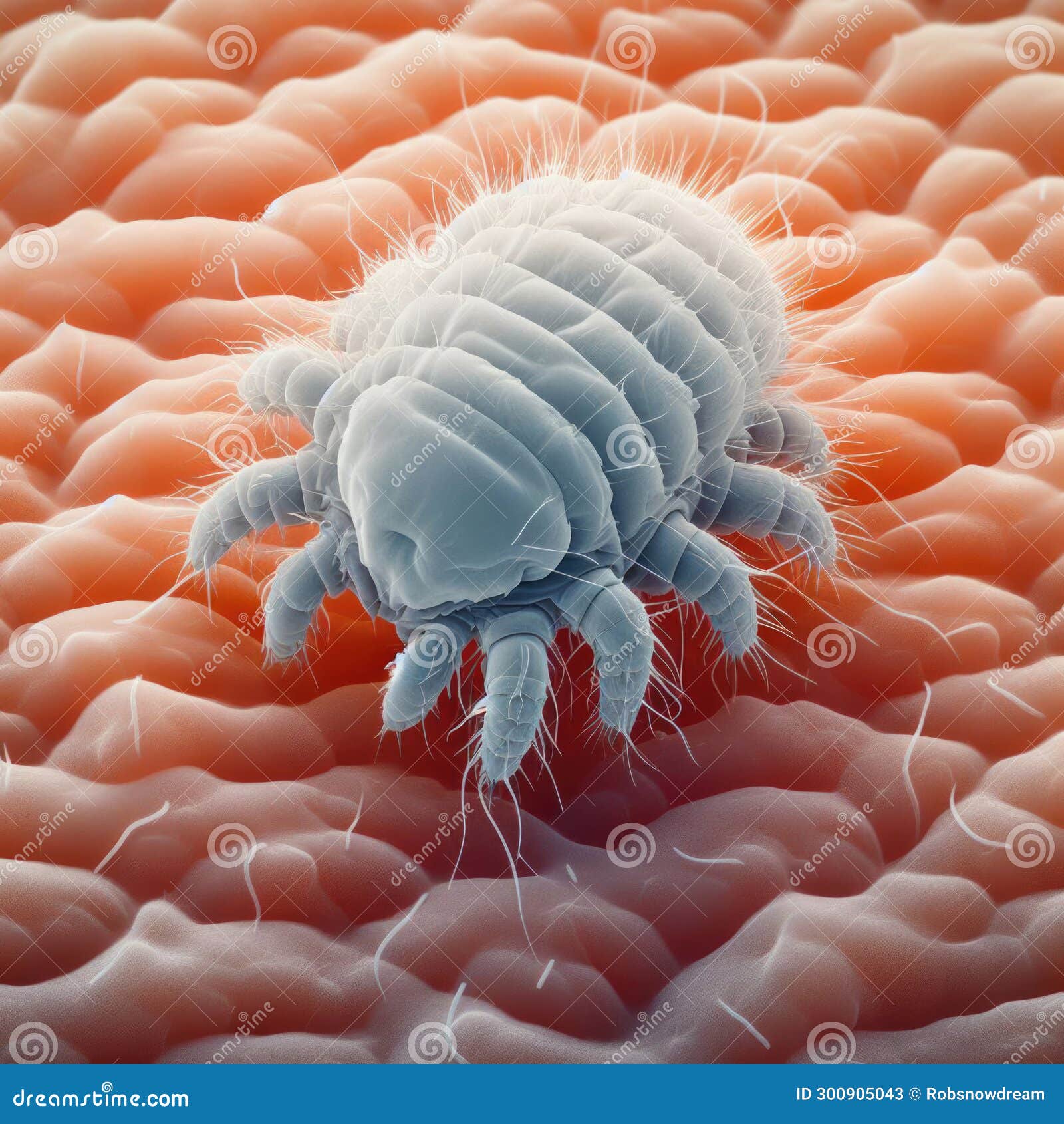 Microscopic Parasites Seen Under Electronic Microscope Stock ...