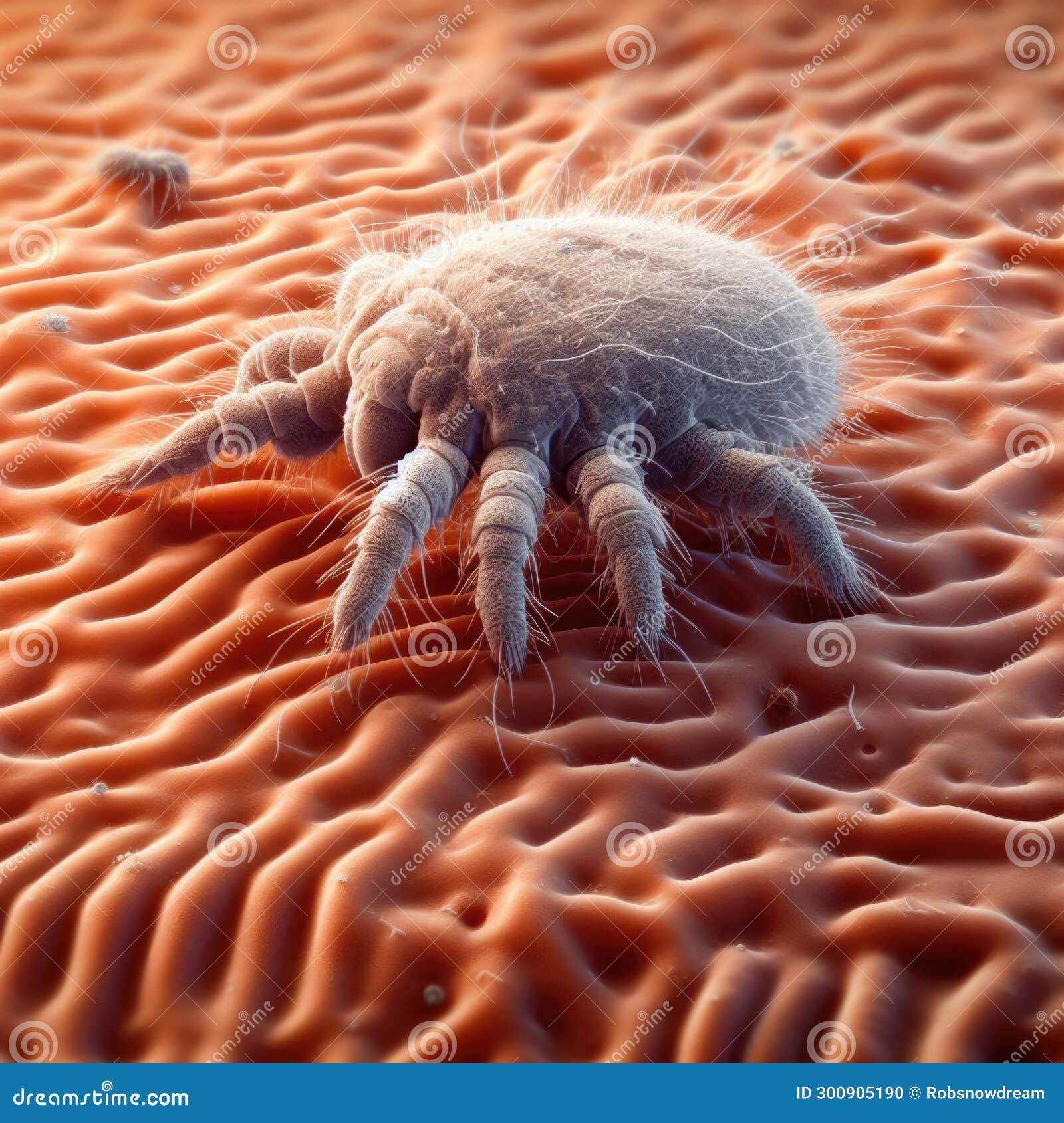 Microscopic Parasites Seen Under Electronic Microscope Stock ...